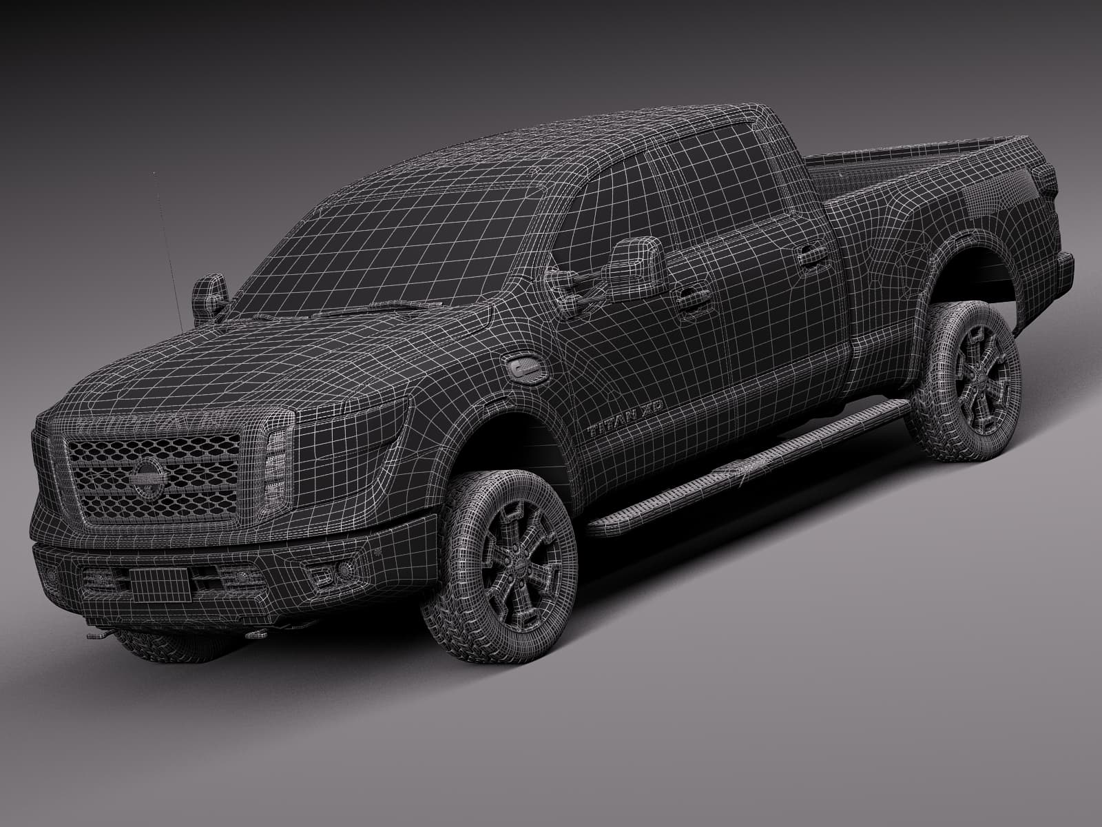 Nissan Titan XD 2016 - 3D Model by SQUIR