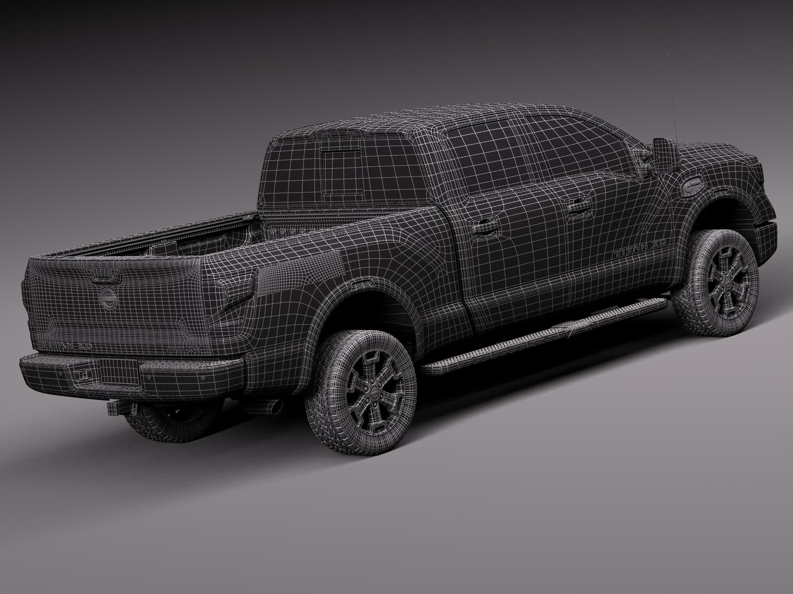 Nissan Titan XD 2016 - 3D Model by SQUIR
