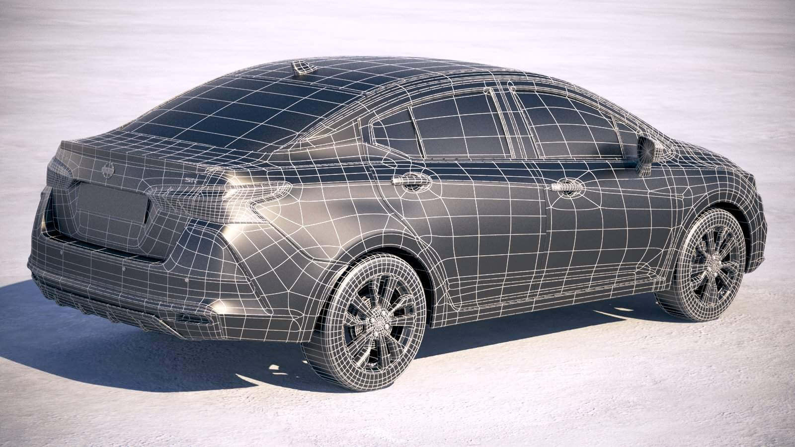 Nissan Versa 2020 - 3D Model by SQUIR