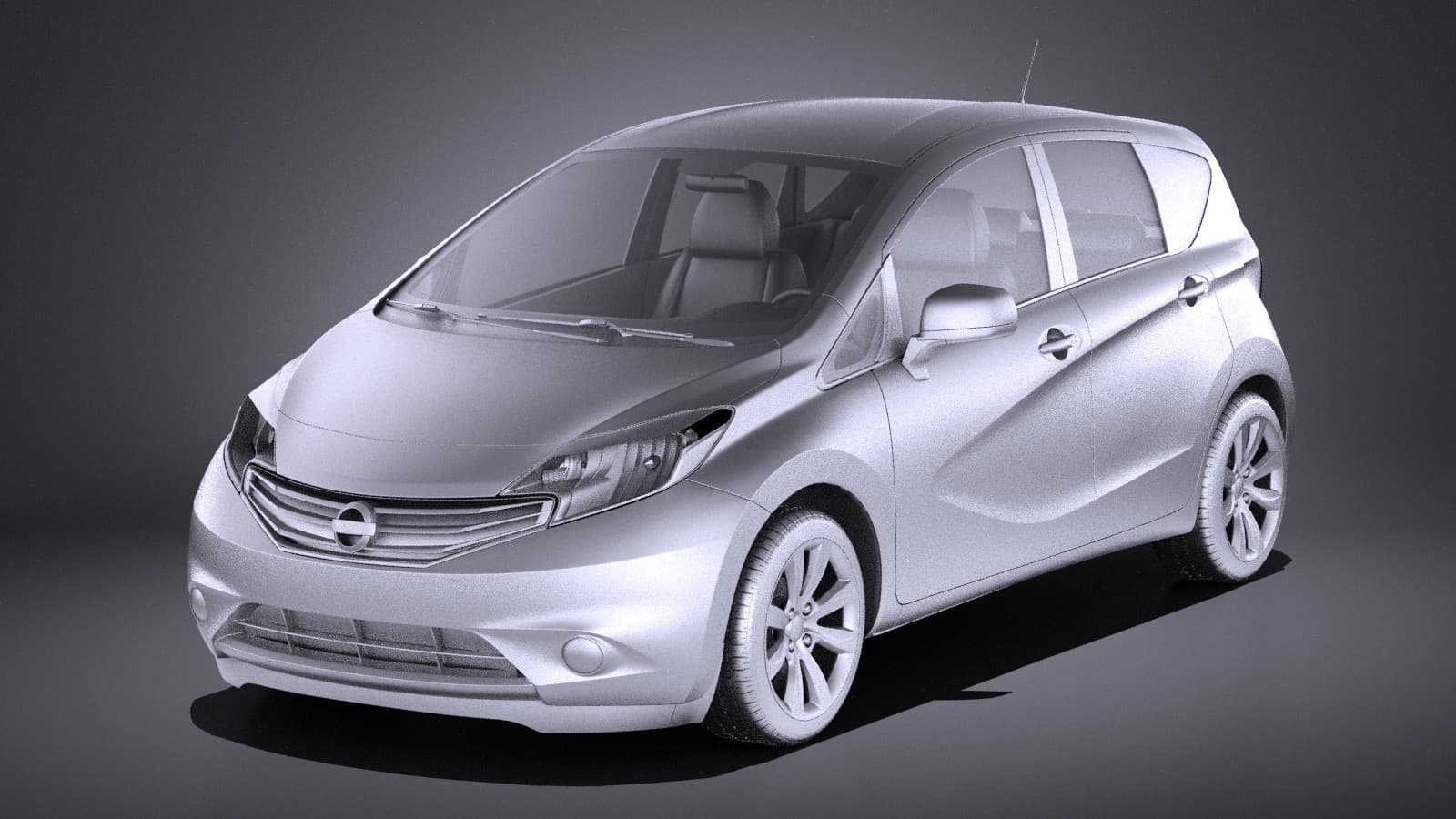 Nissan Versa Note 2016 (V-Ray) 3D Model by SQUIR
