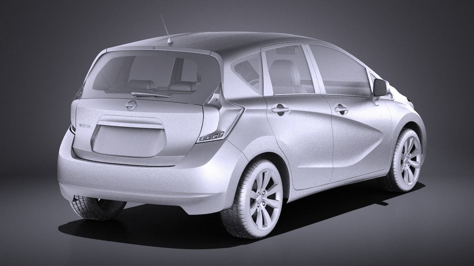 Nissan Versa Note 2016 (V-Ray) 3D Model by SQUIR