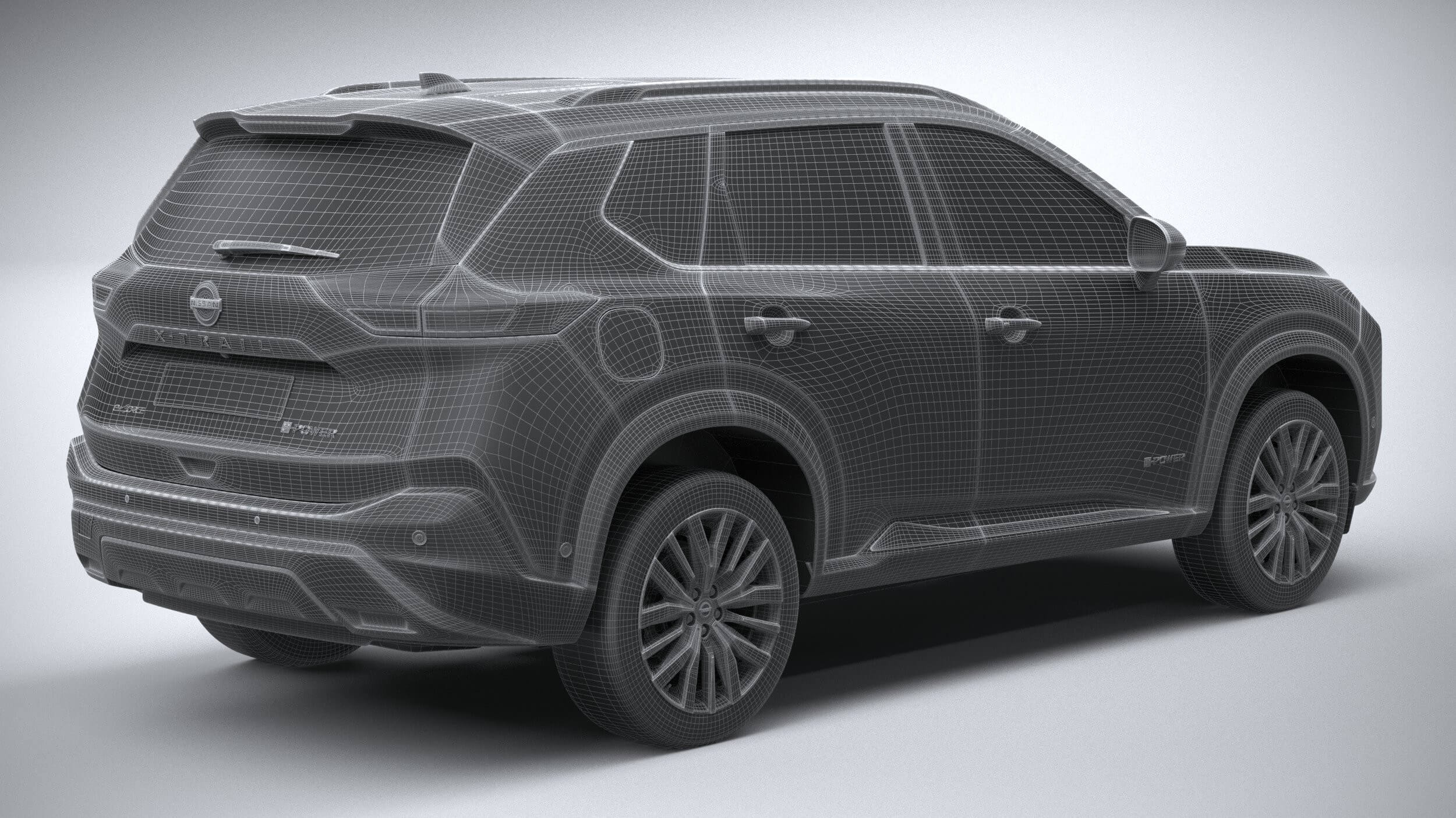 Nissan X-Trail 2023 3D Model by SQUIR