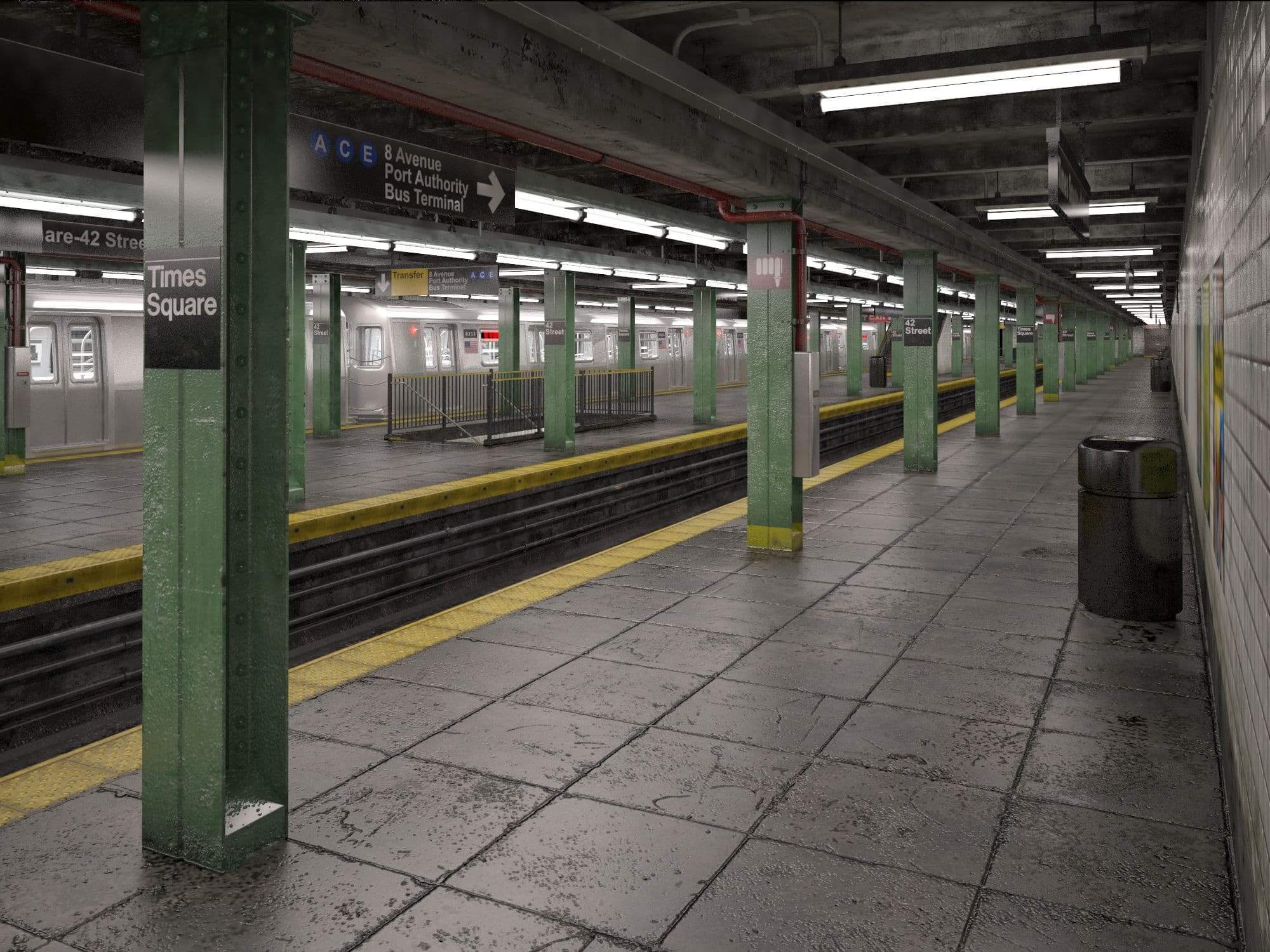 NYC Subway Station - 3D Model by SQUIR
