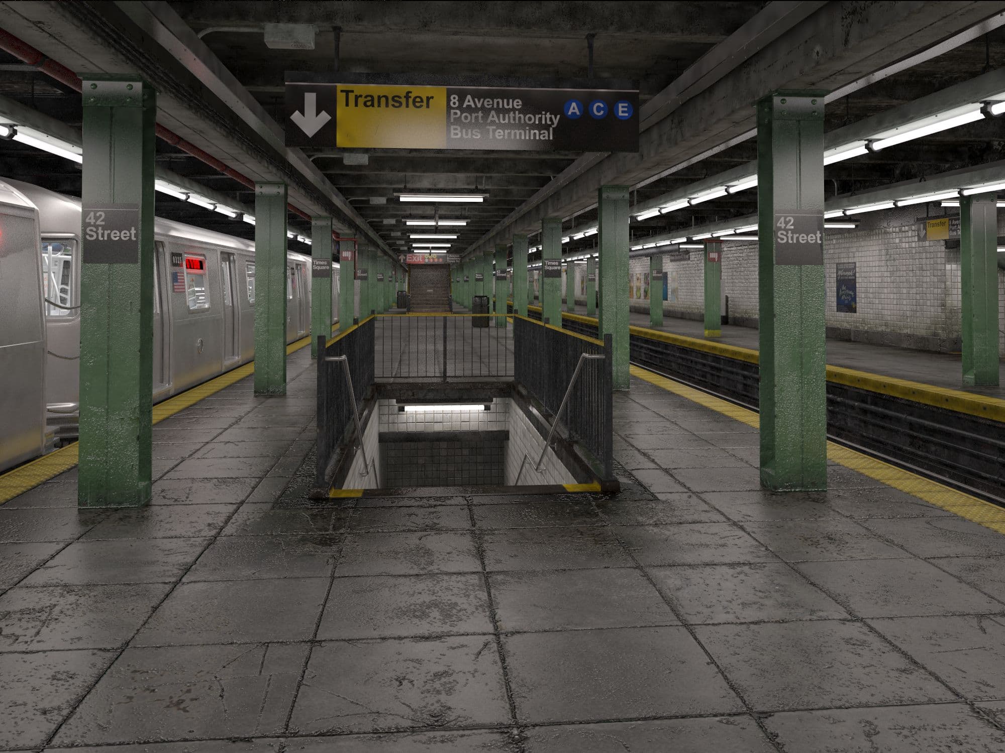 NYC Subway Station - 3D Model by SQUIR