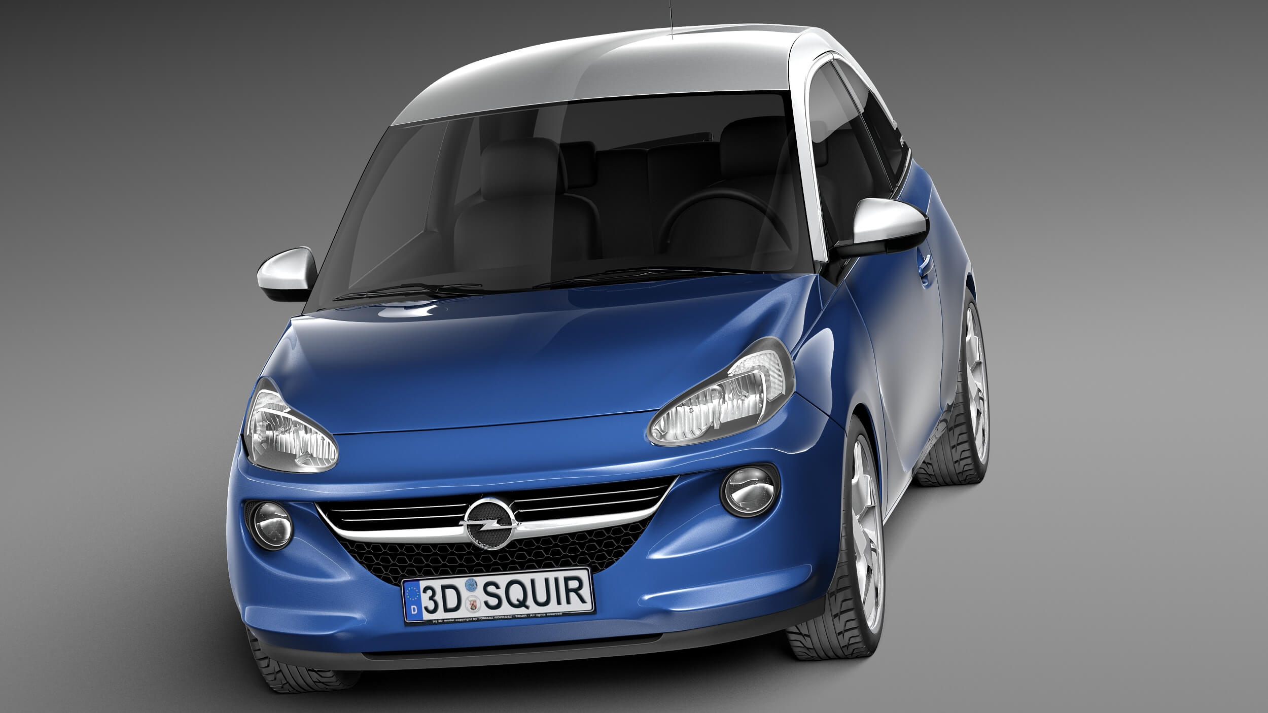 Opel Adam 2013 - 3D Model by SQUIR