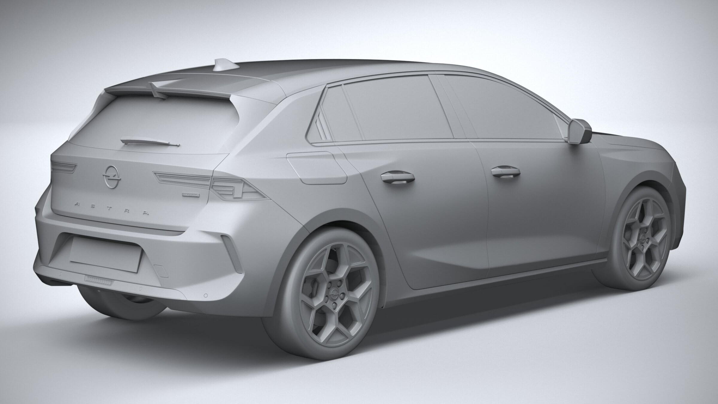 Opel Astra 2022 - 3D Model by SQUIR