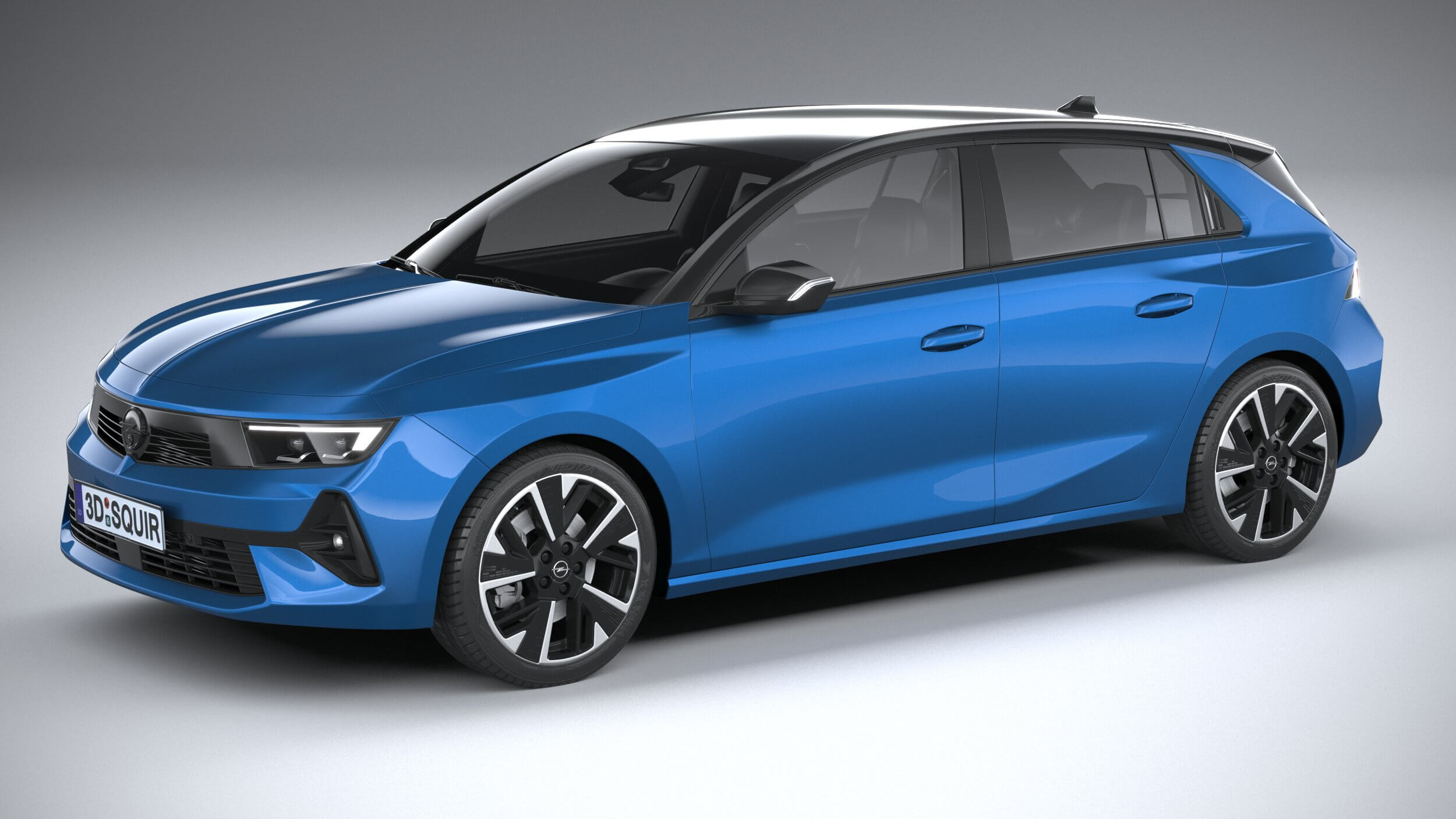 Opel Astra Electric 2023 - 3D Model by SQUIR