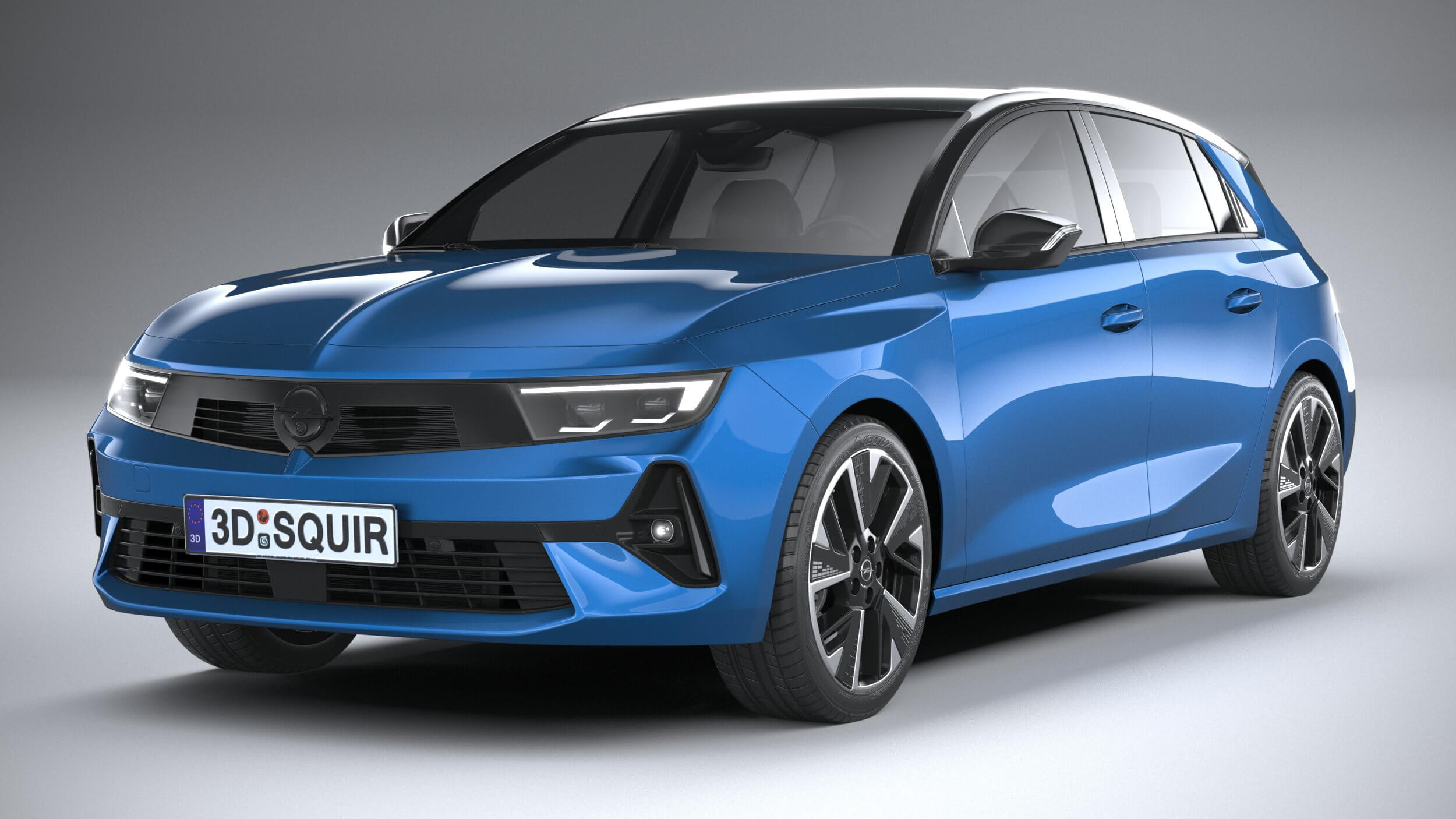 Opel Astra Electric 2023 - 3D Model by SQUIR