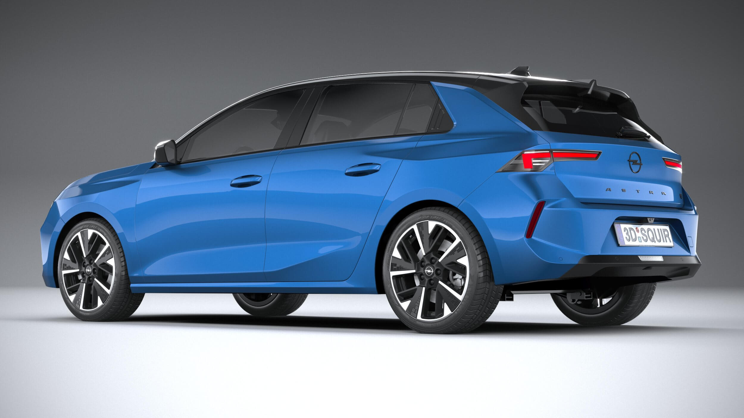 Opel Astra Electric 2023 - 3D Model by SQUIR