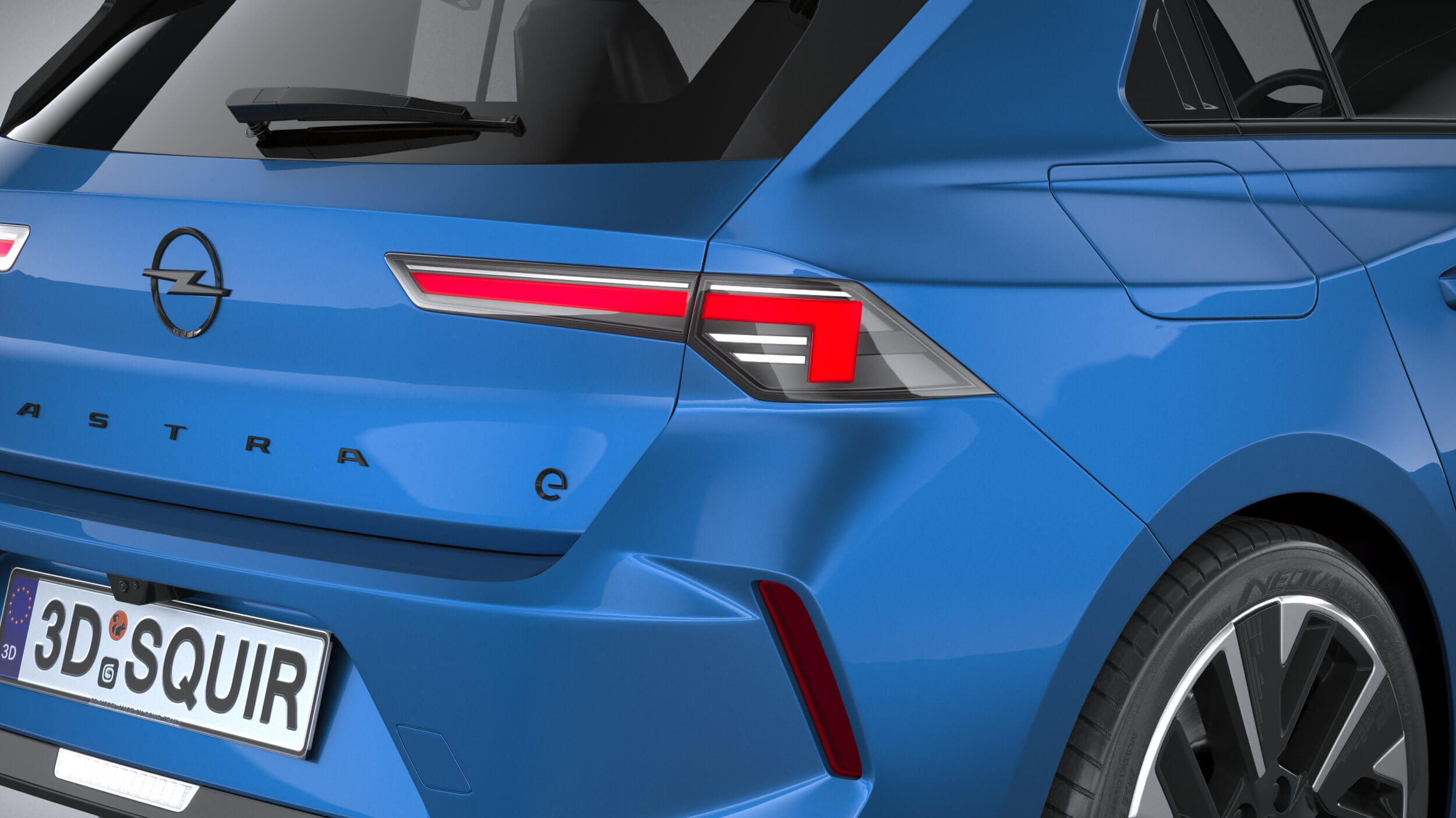 Opel Astra Electric 2023 - 3D Model by SQUIR