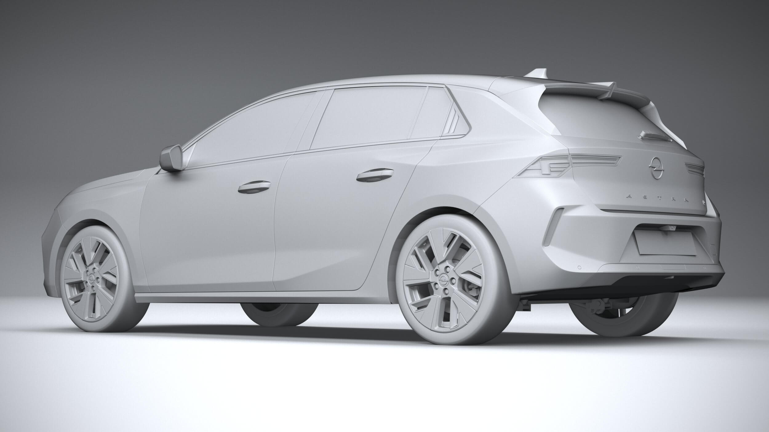 Opel Astra Electric 2023 - 3D Model by SQUIR