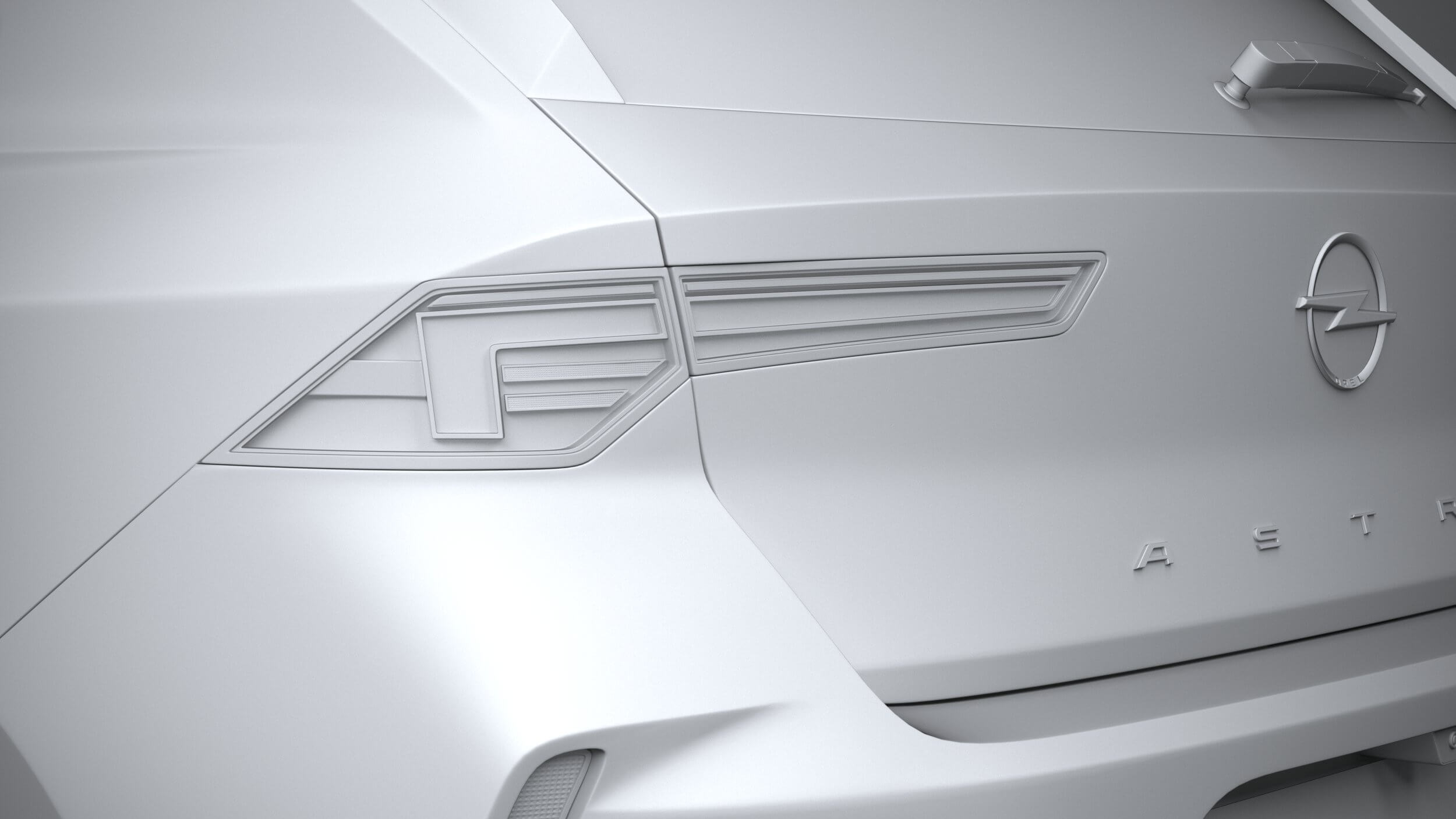 Opel Astra Electric 2023 - 3D Model by SQUIR