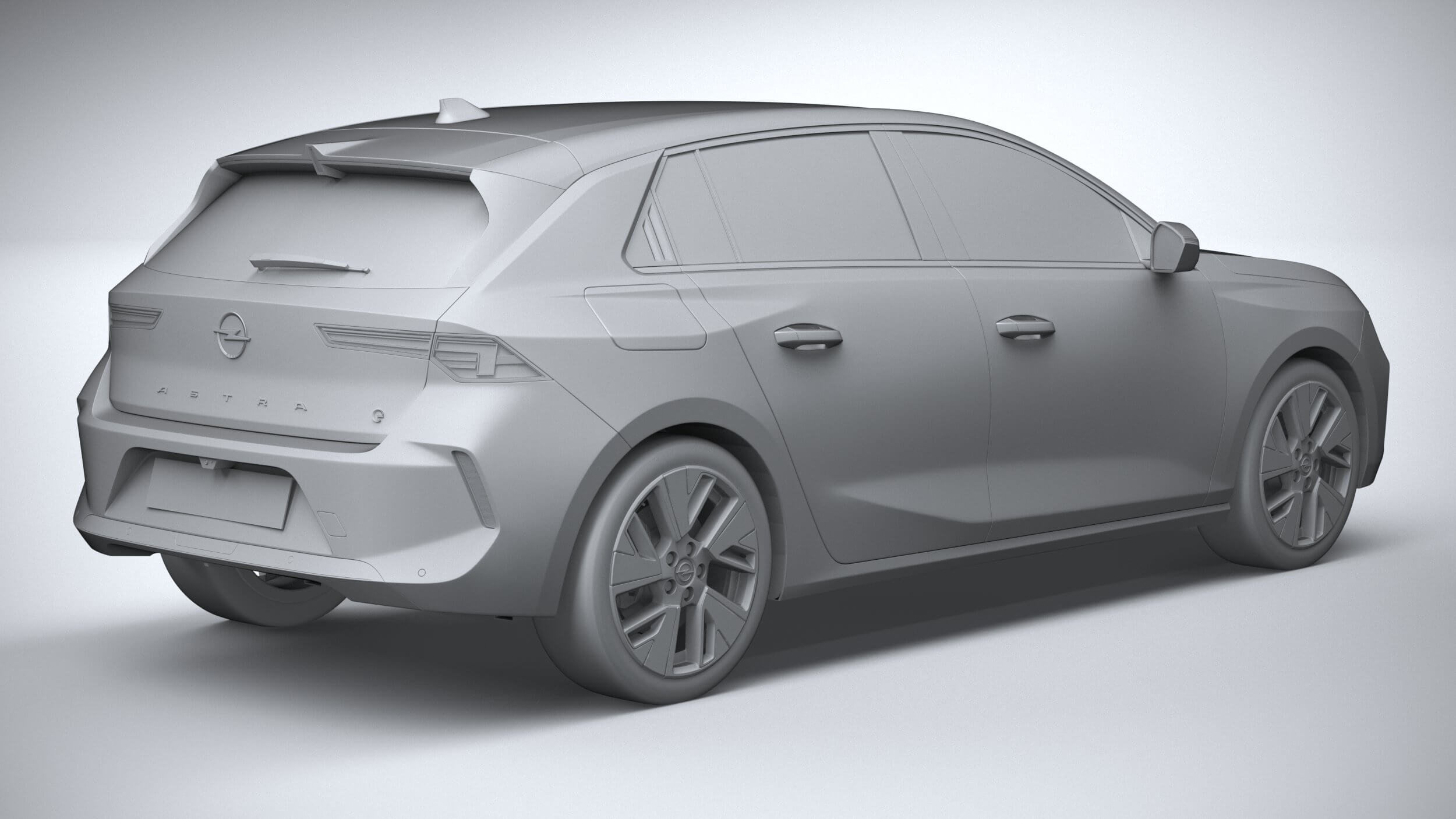 Opel Astra Electric 2023 - 3D Model by SQUIR