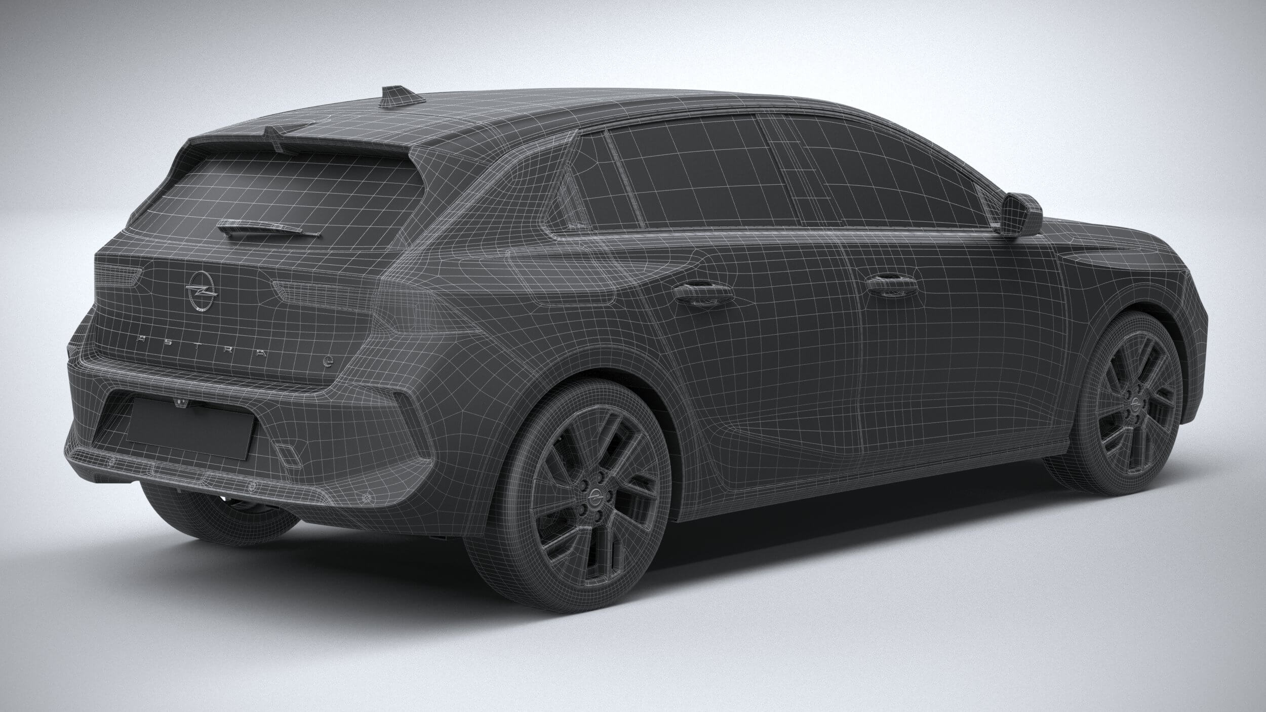 Opel Astra Electric 2023 - 3D Model by SQUIR
