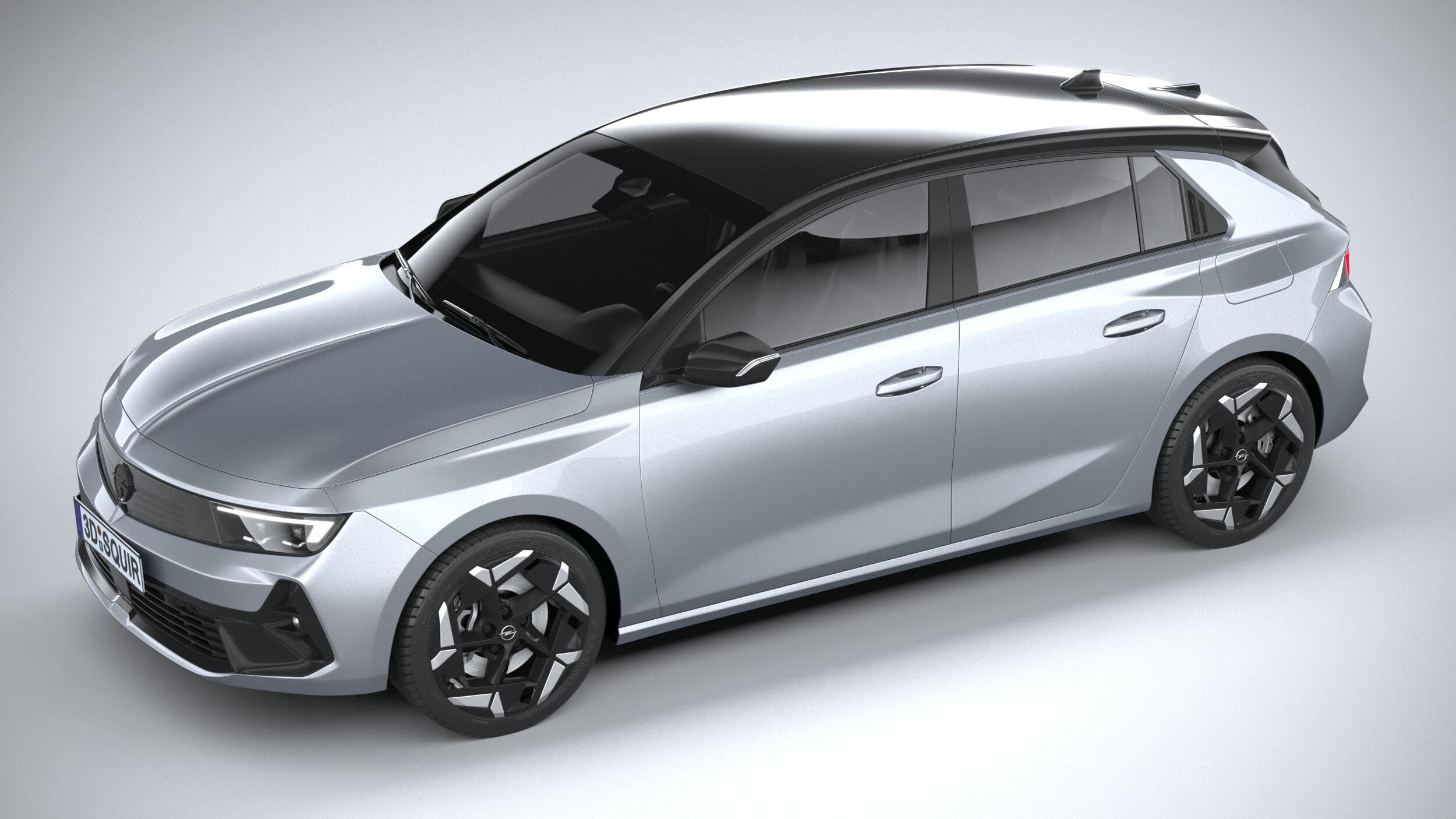 Opel Astra GSE 2023 - 3D Model by SQUIR