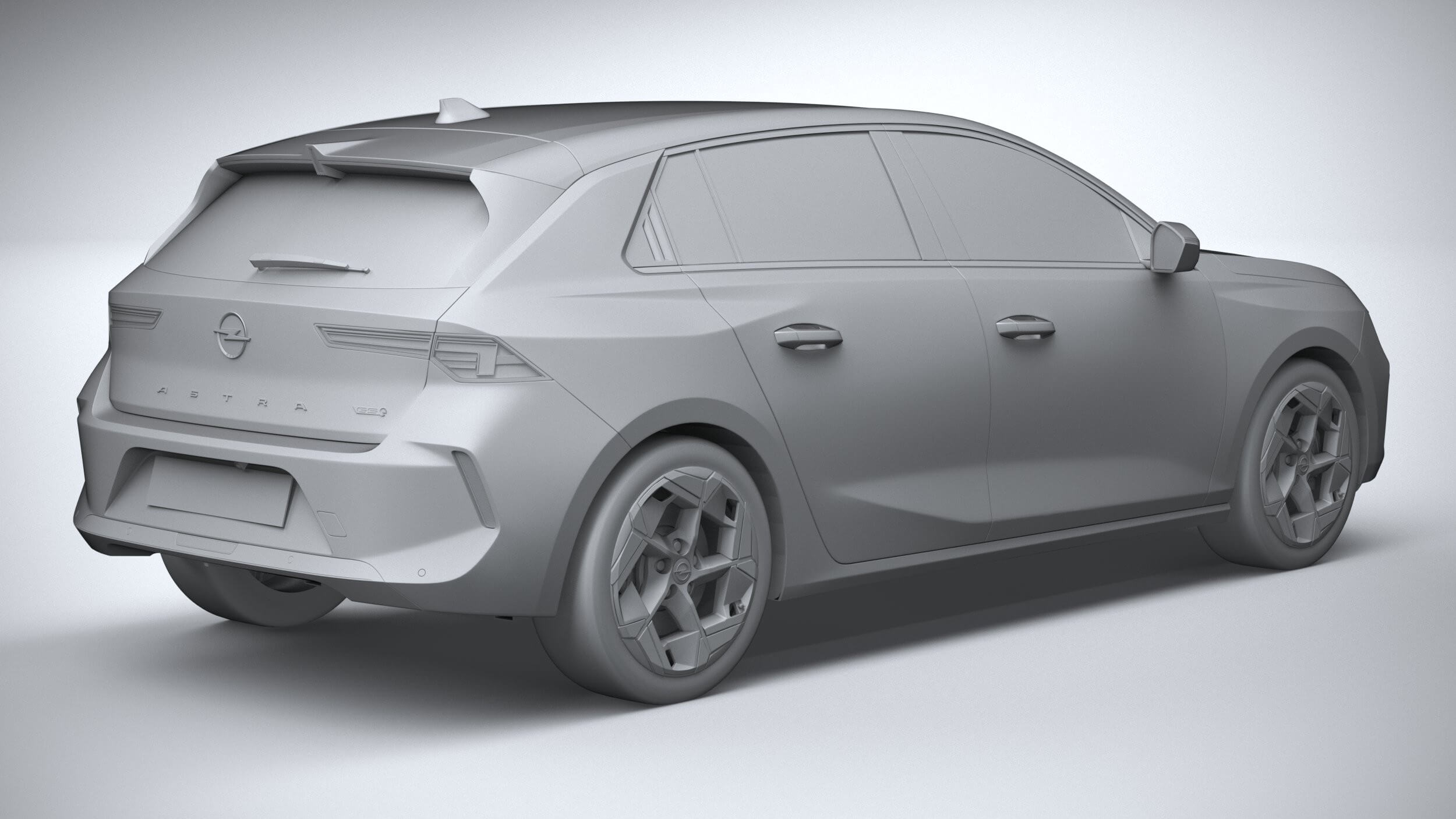 Opel Astra GSE 2023 - 3D Model by SQUIR
