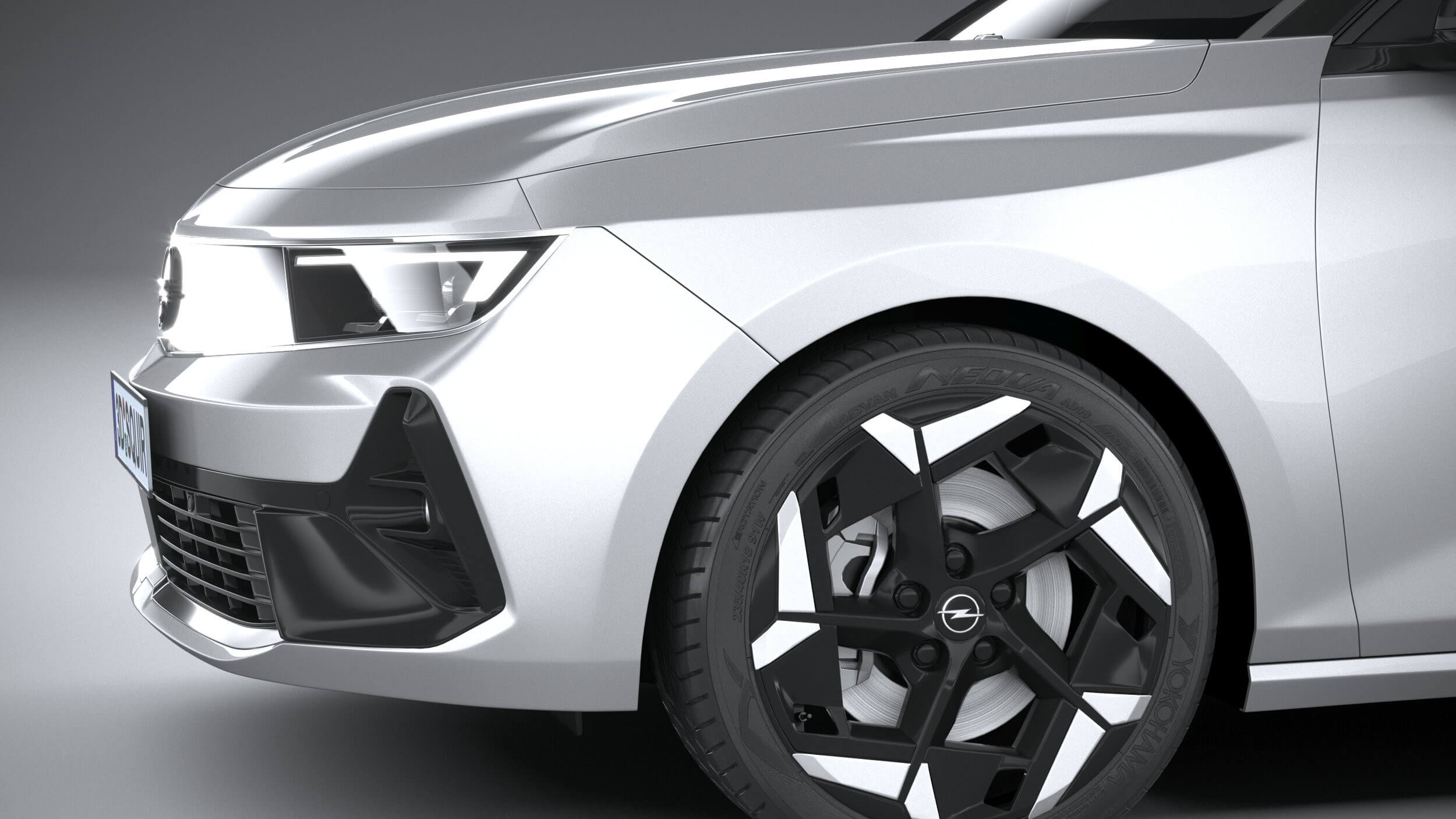 Opel Astra Sports Tourer GSE 2023 - 3D Model by SQUIR