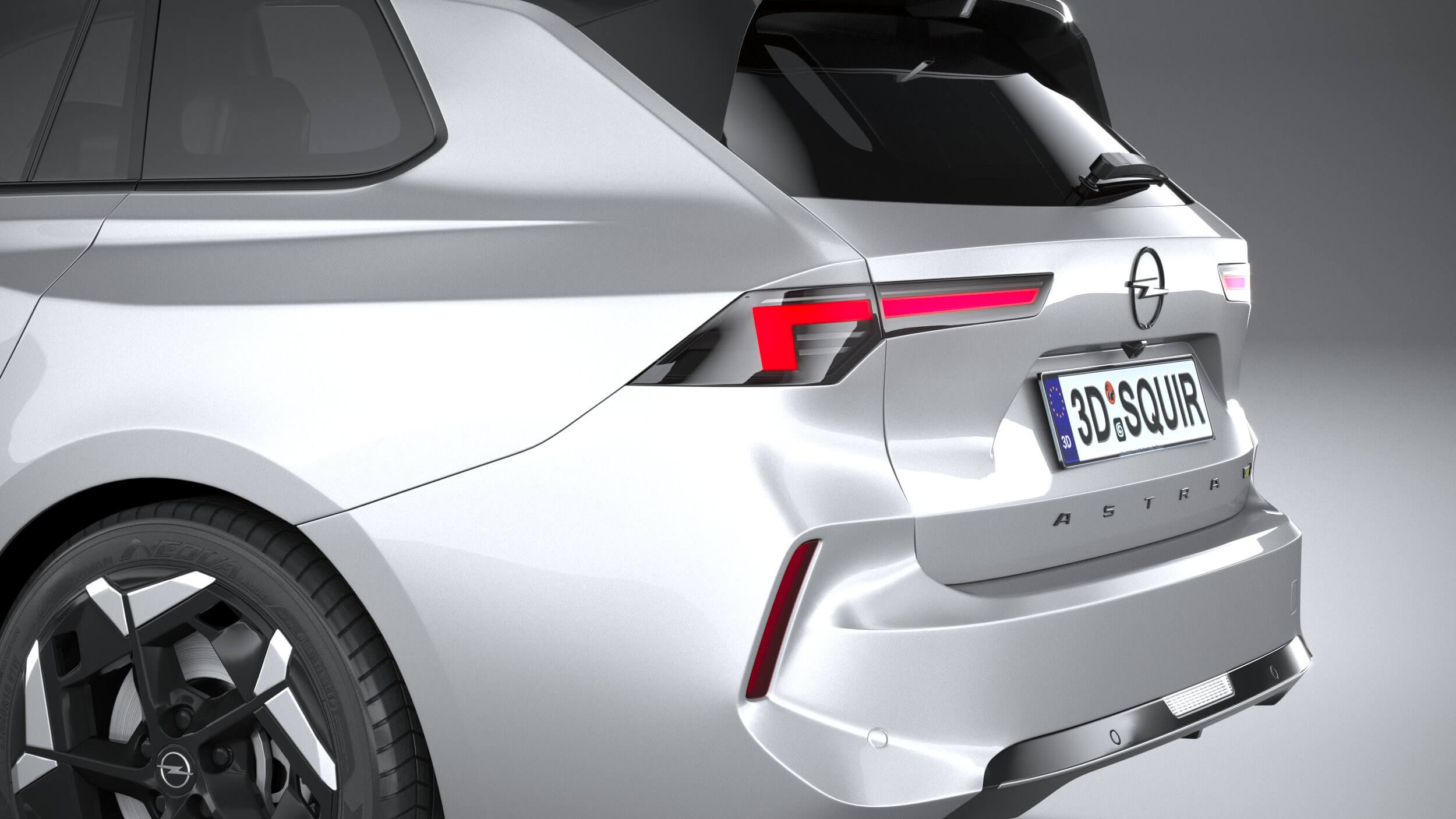 Opel Astra Sports Tourer GSE 2023 - 3D Model by SQUIR