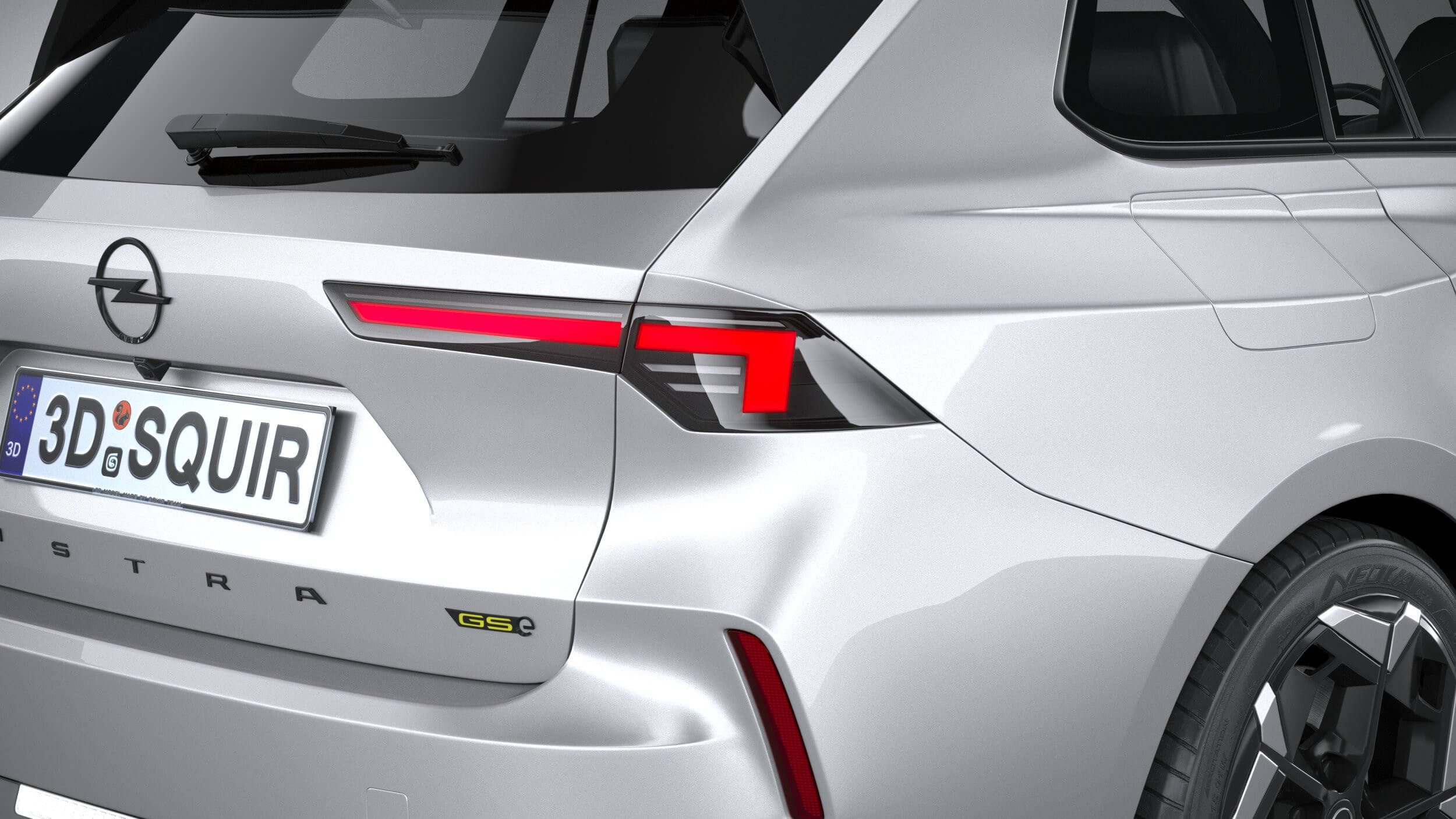 Opel Astra Sports Tourer GSE 2023 - 3D Model by SQUIR