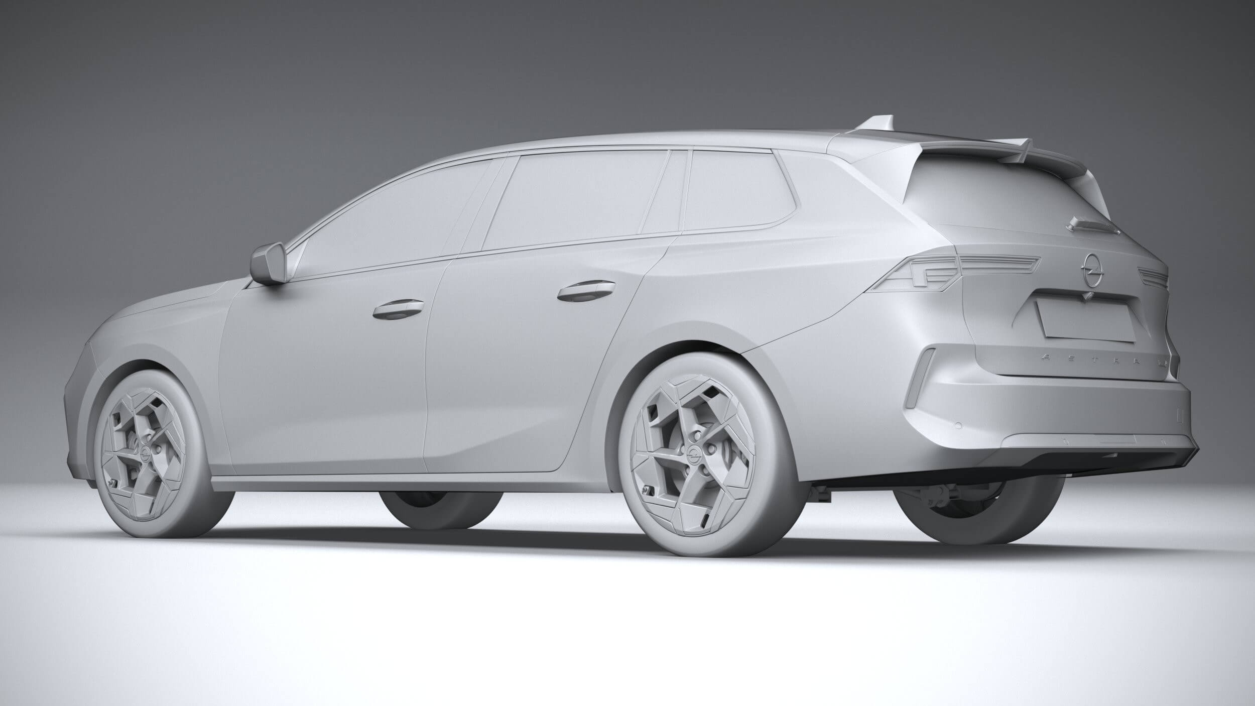 Opel Astra Sports Tourer GSE 2023 - 3D Model by SQUIR