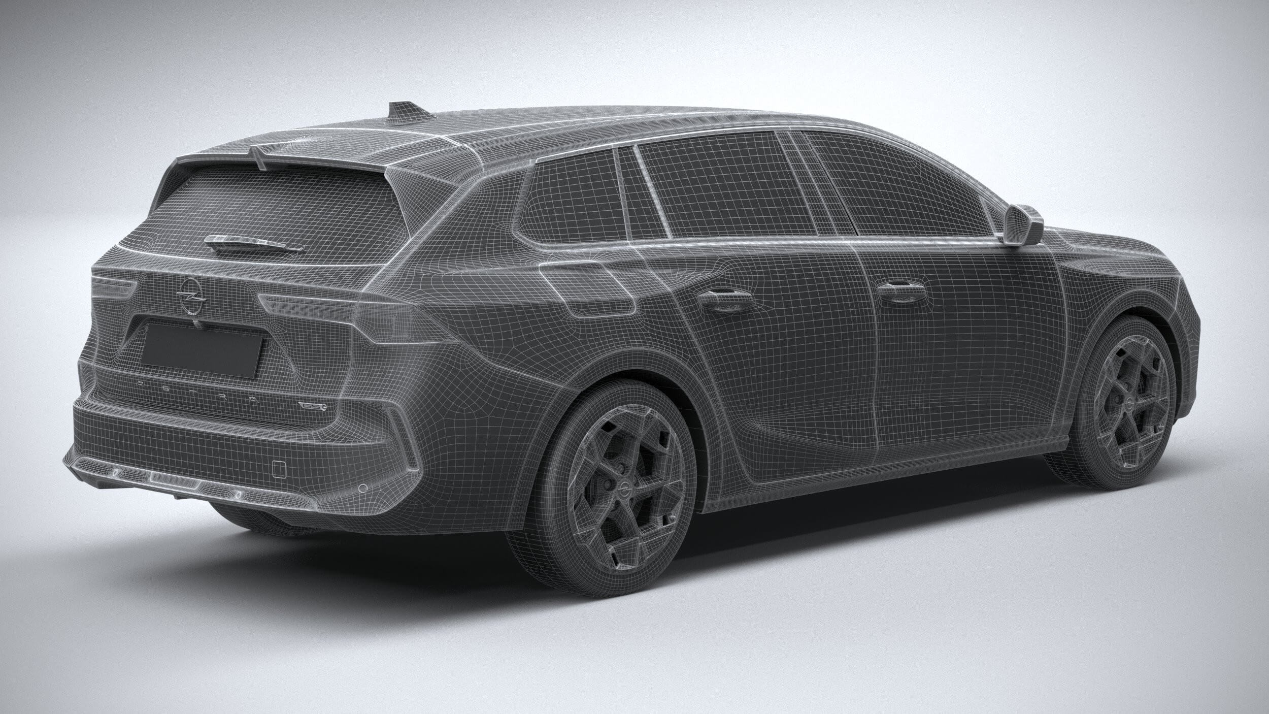 Opel Astra Sports Tourer GSE 2023 - 3D Model by SQUIR