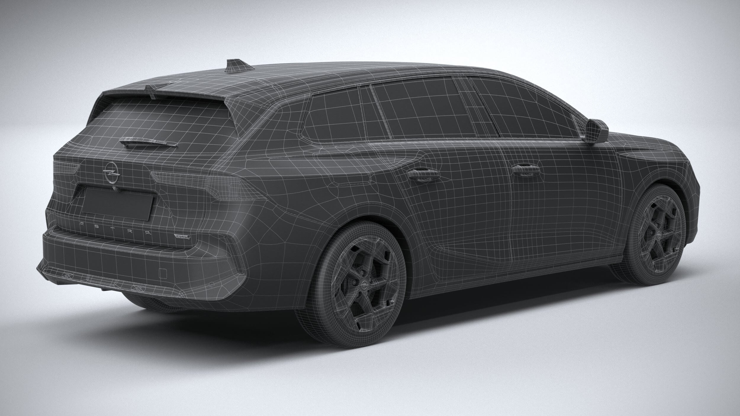 Opel Astra Sports Tourer GSE 2023 - 3D Model by SQUIR
