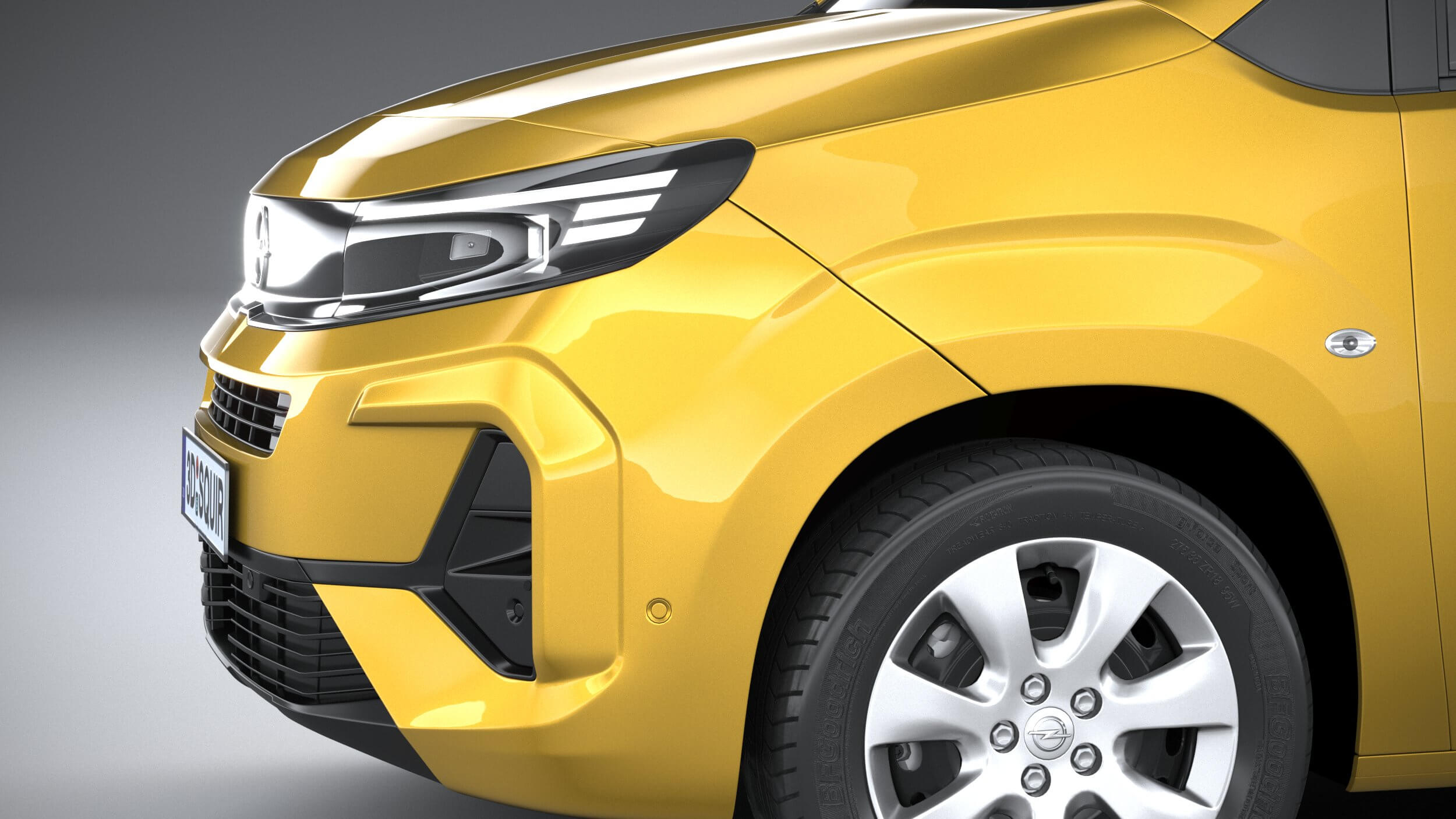 Opel Combo 2024 - 3D Model by SQUIR