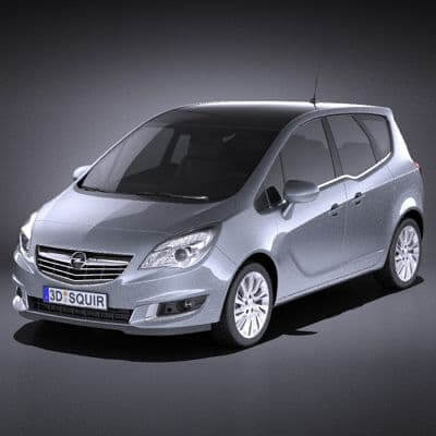 Opel Meriva 2016 (V-Ray) 3D Model by SQUIR