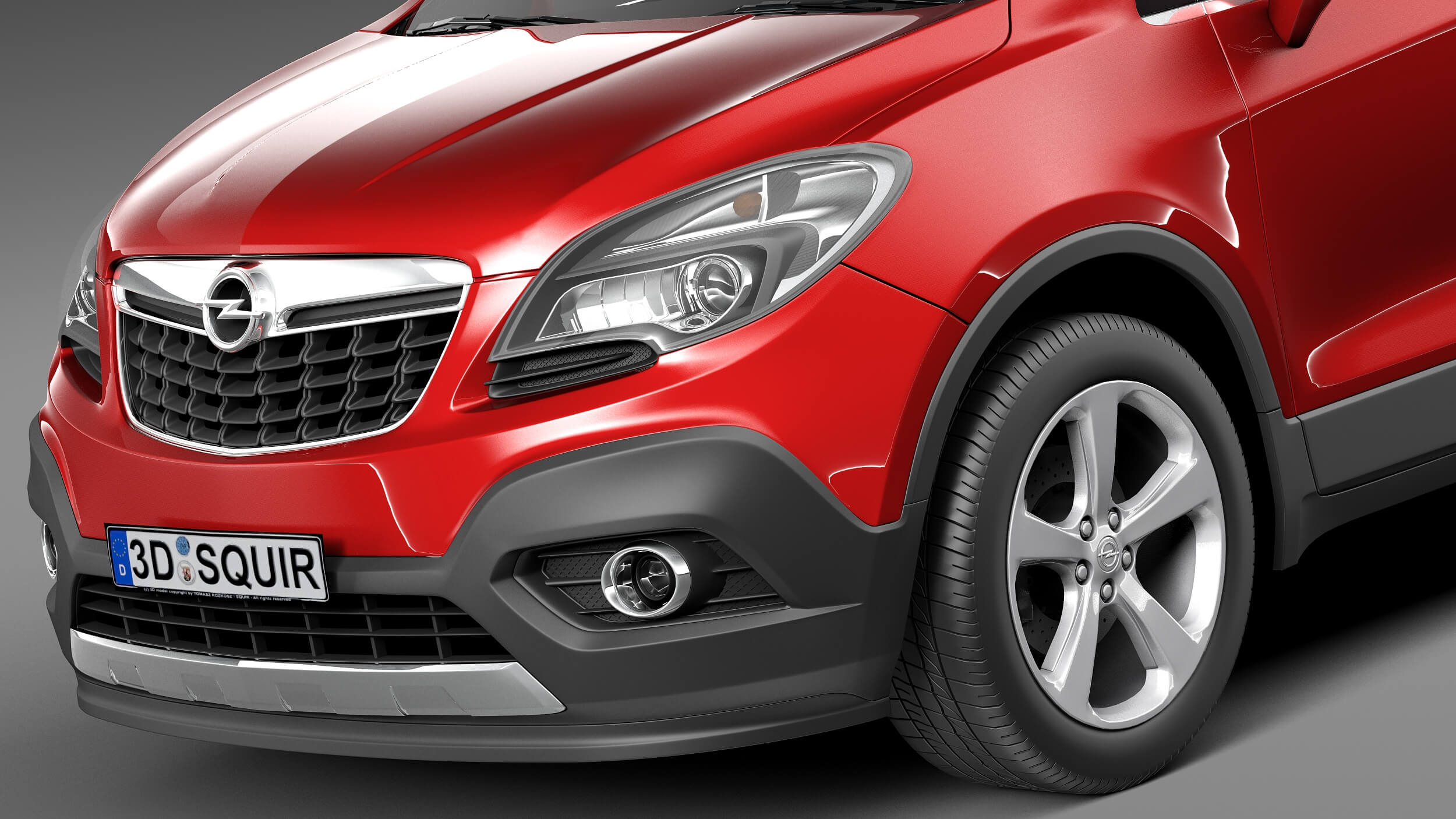 Opel Mokka 2013 - 3D Model by SQUIR