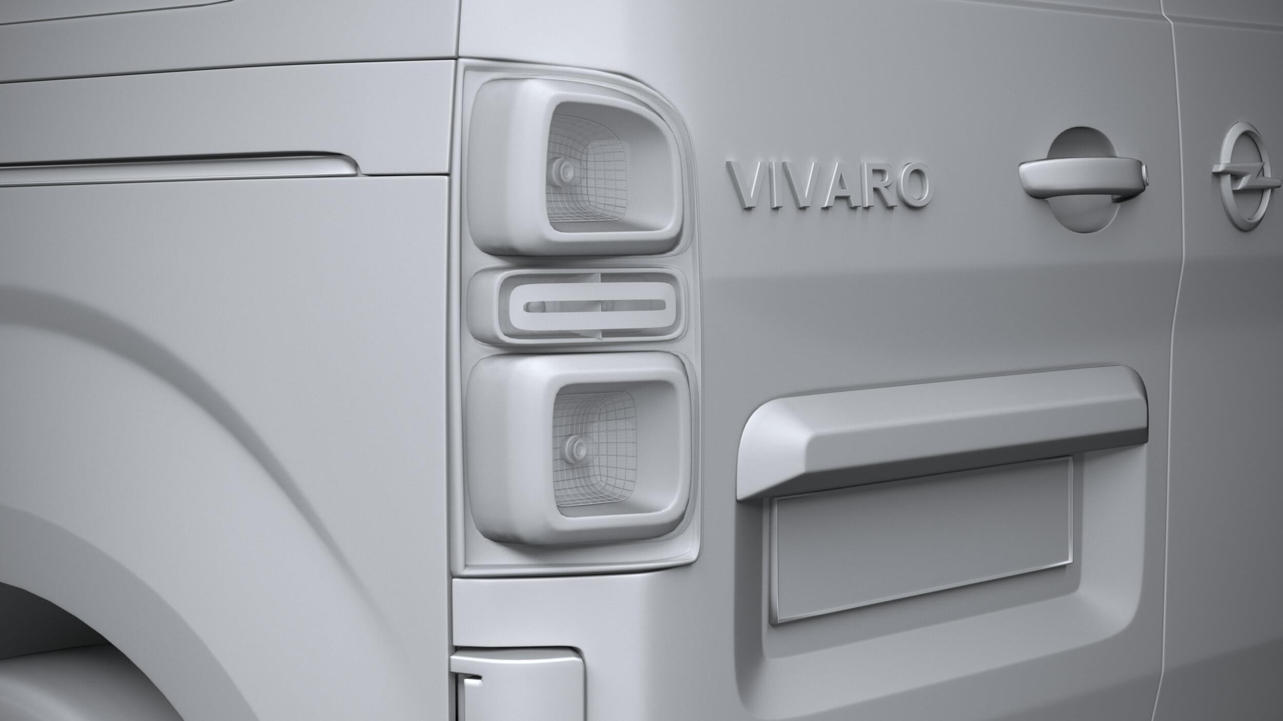 Opel Vivaro L1 2024 - 3D Model by SQUIR