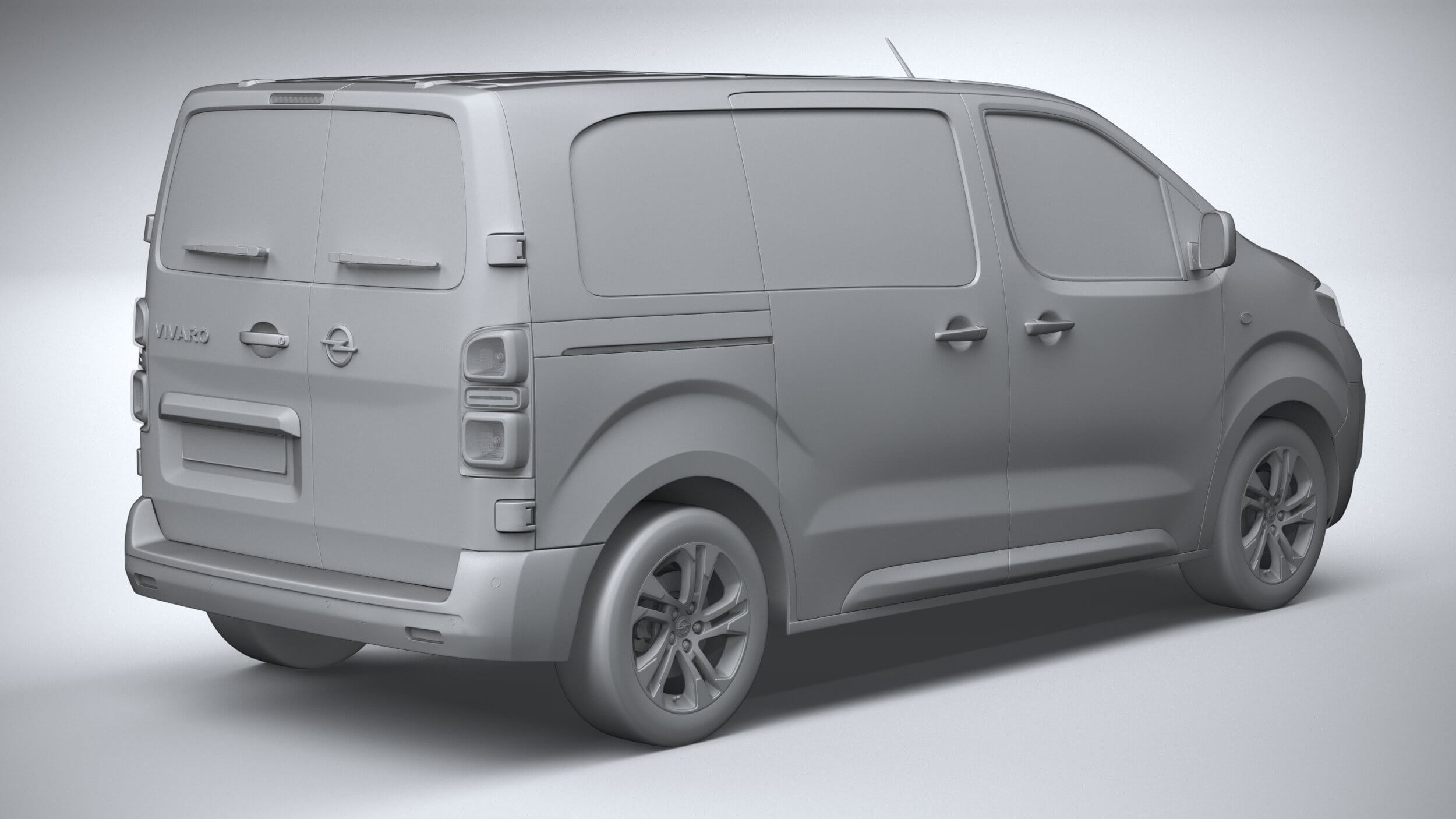 Opel Vivaro L1 Passanger 2024 - 3D Model by SQUIR