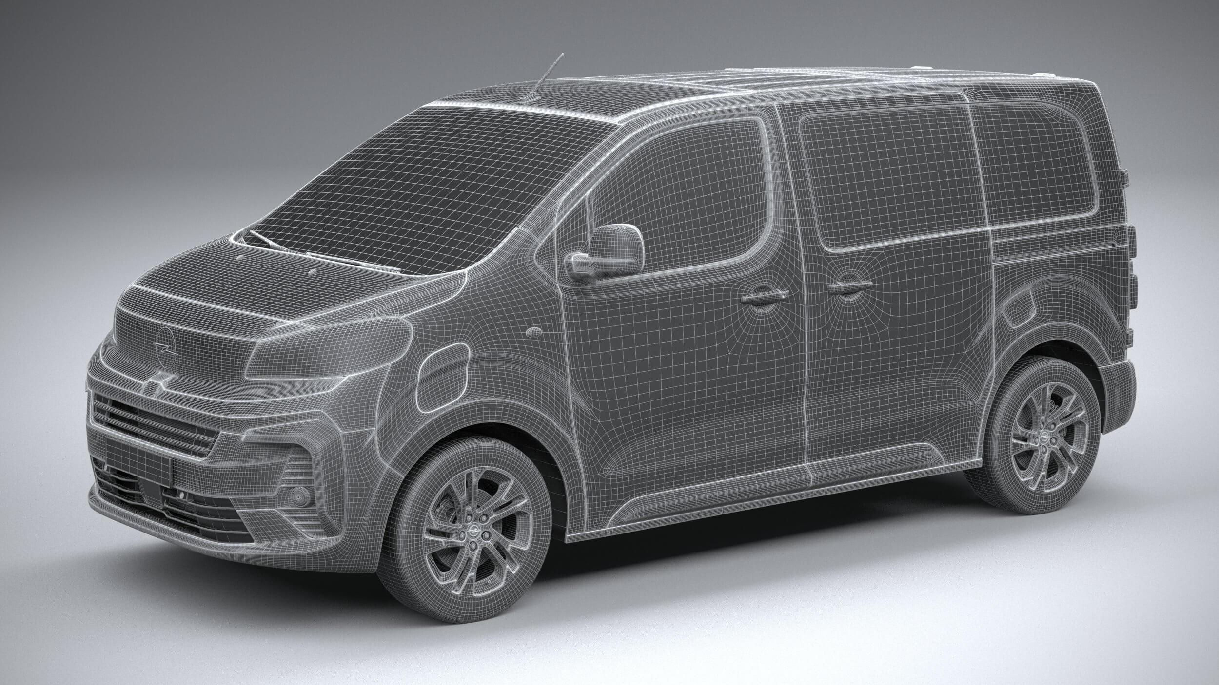 Opel Vivaro L1 Passanger 2024 - 3D Model by SQUIR