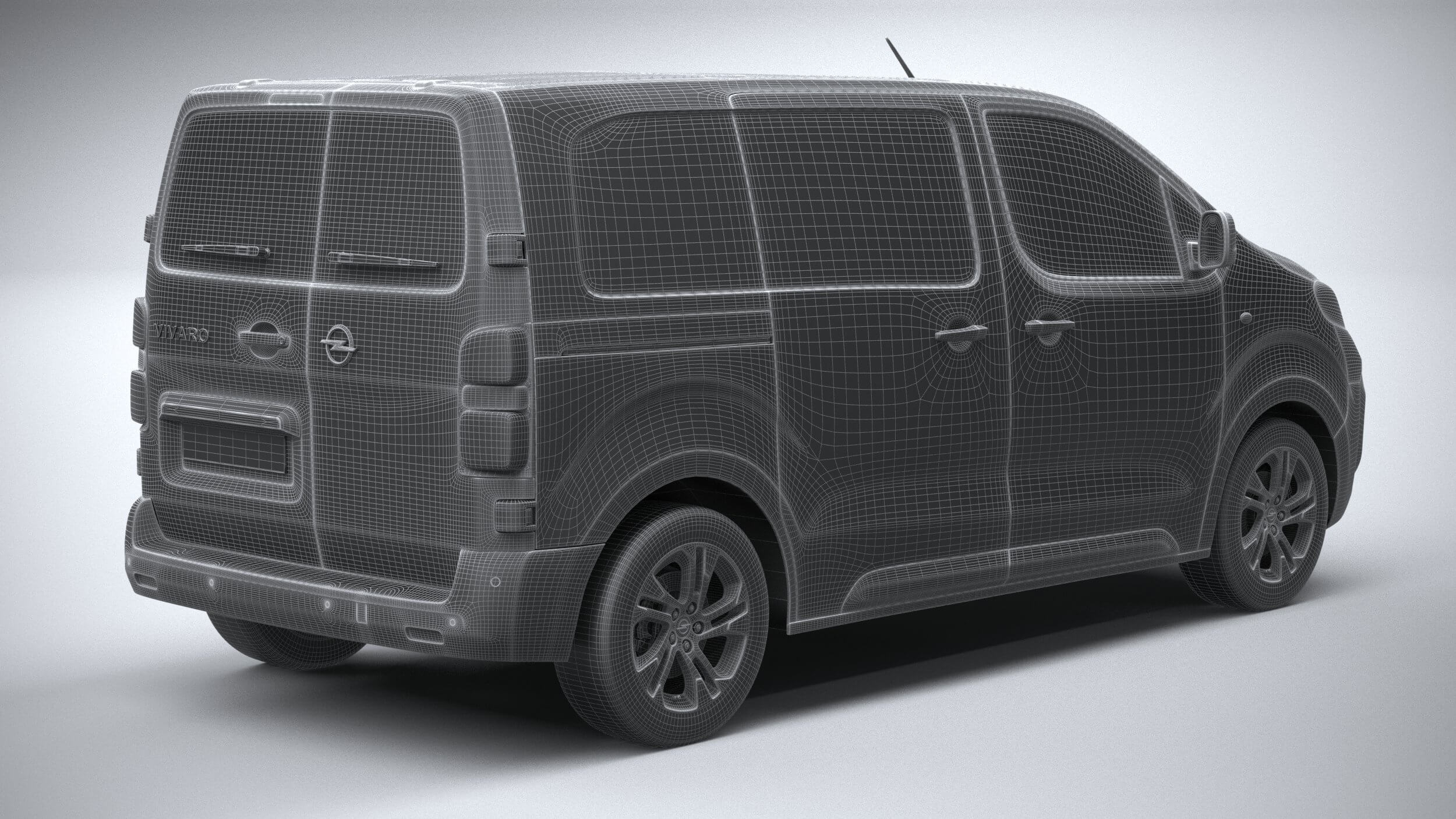 Opel Vivaro L1 Passanger 2024 - 3D Model by SQUIR