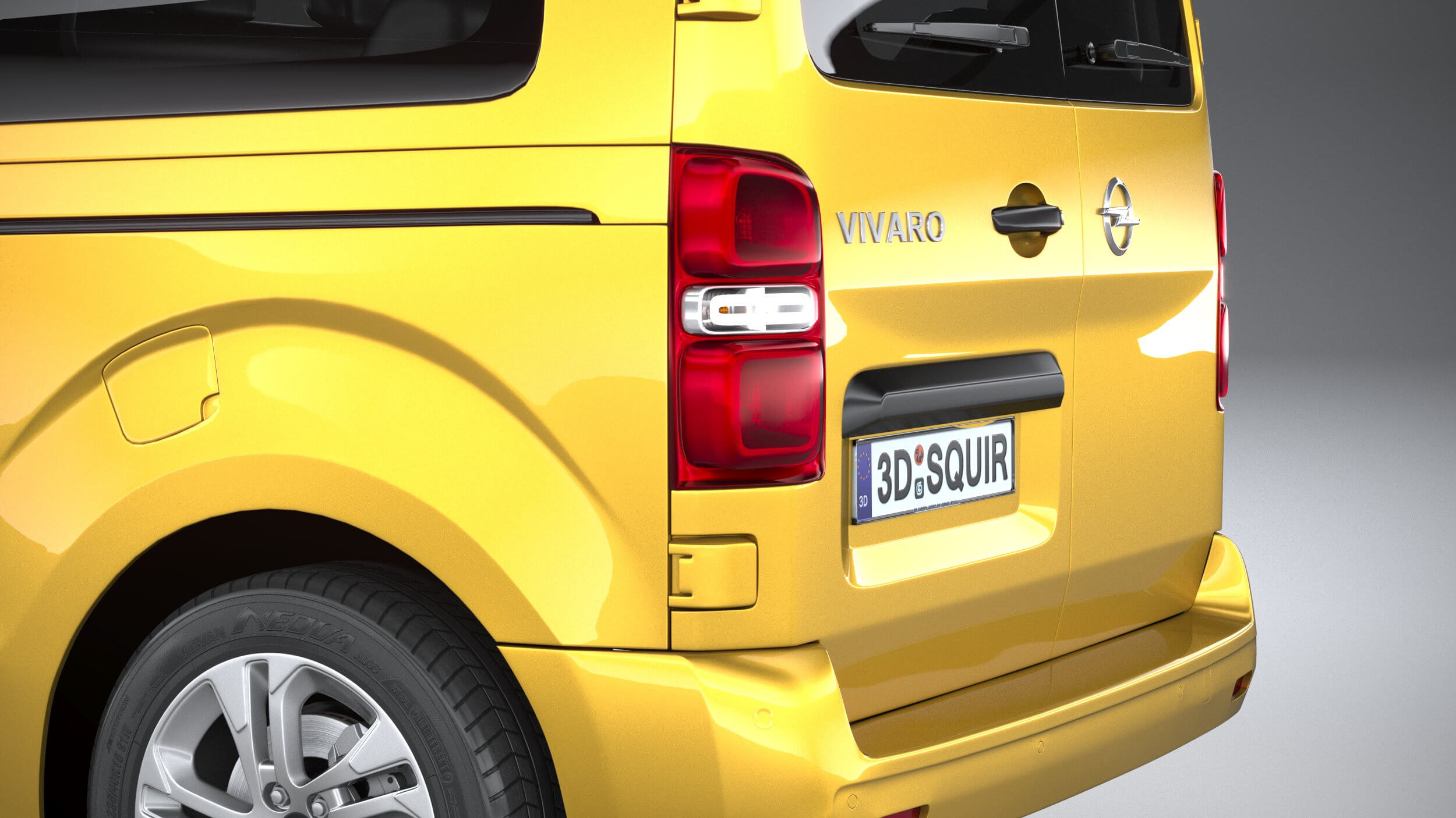 Opel Vivaro L2 Passenger 2024 - 3D Model by SQUIR