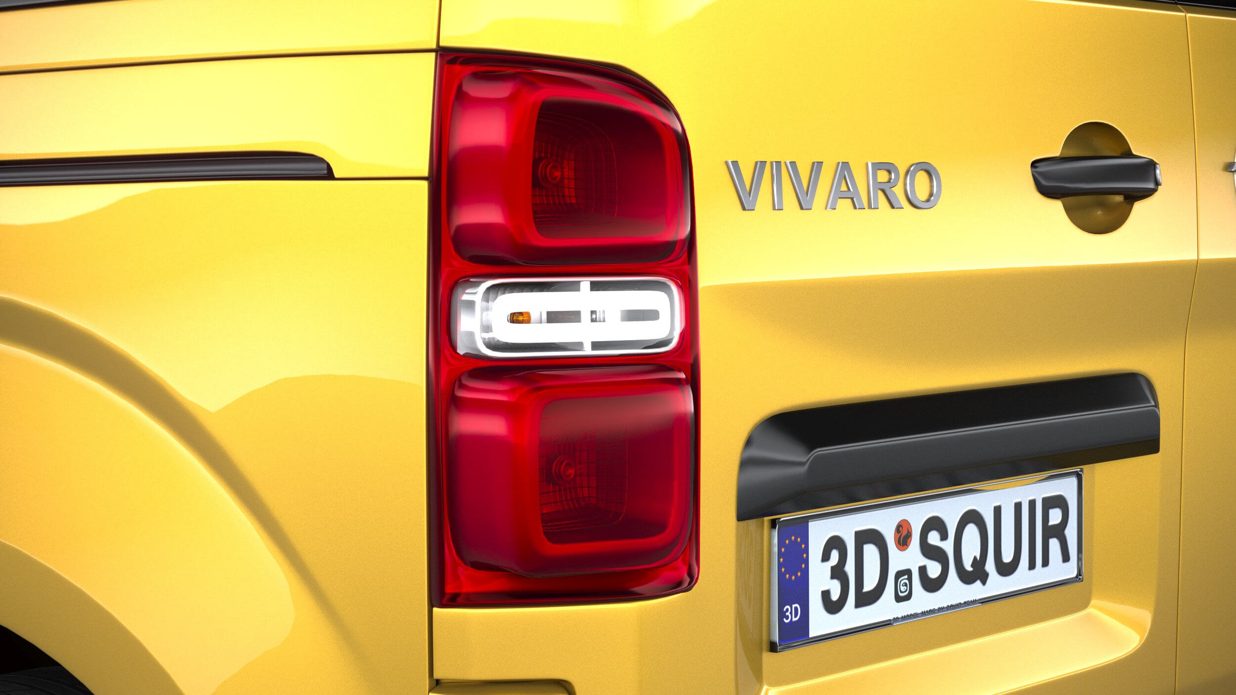 Opel Vivaro L2 Passenger 2024 - 3D Model by SQUIR