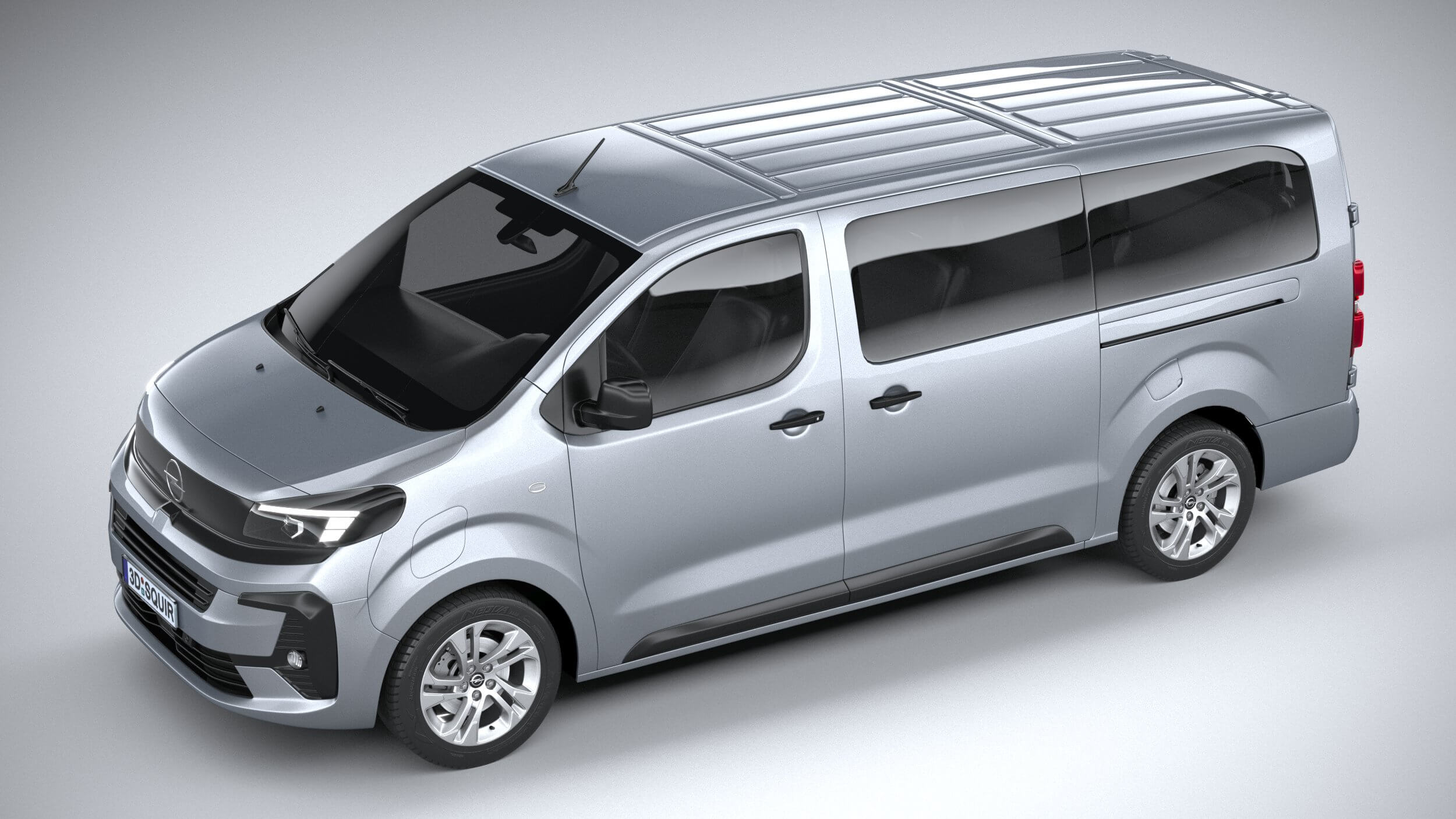 Opel Vivaro L3 Passenger 2024 - 3D Model by SQUIR