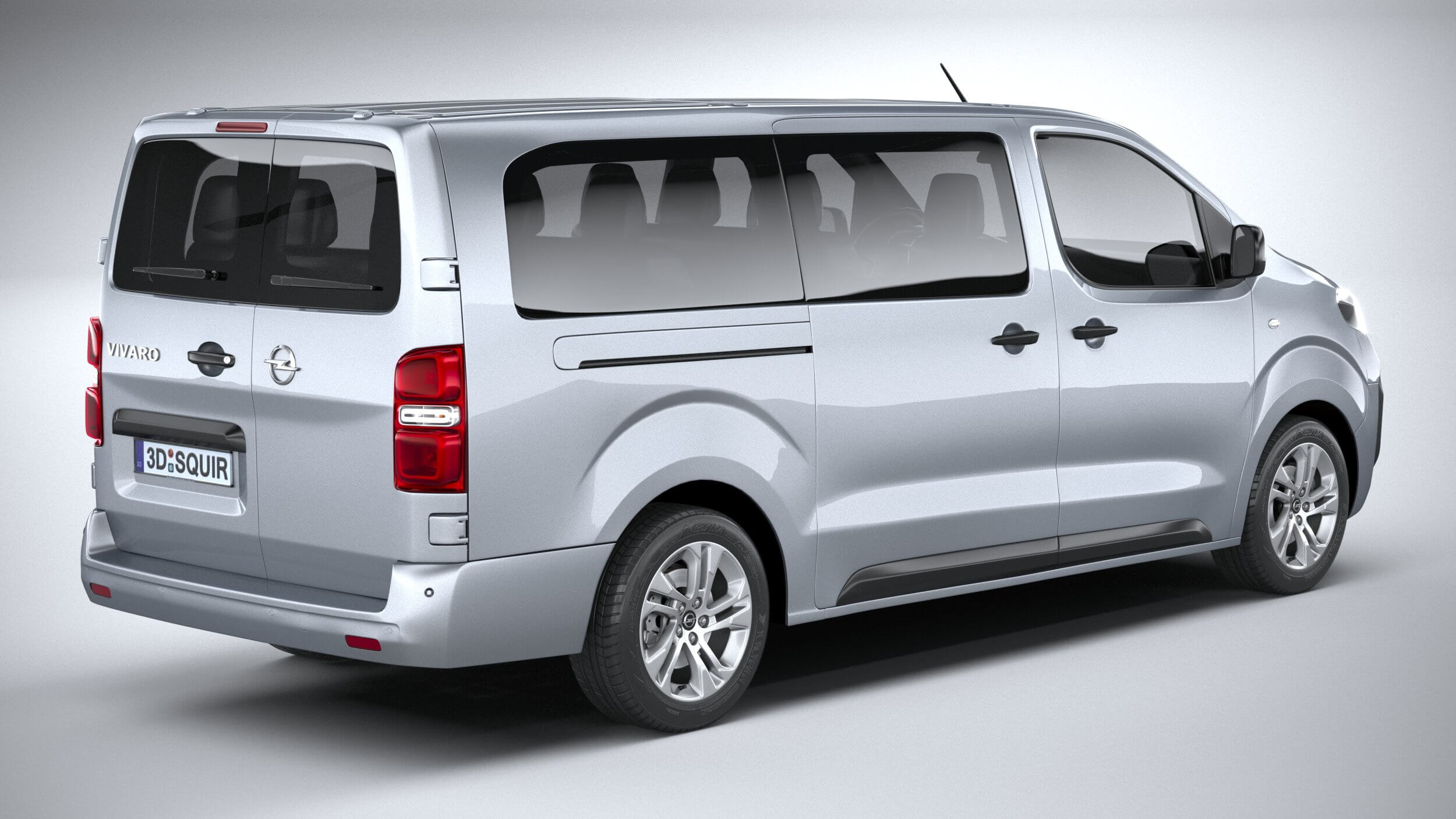 Opel Vivaro L3 Passenger 2024 - 3D Model by SQUIR