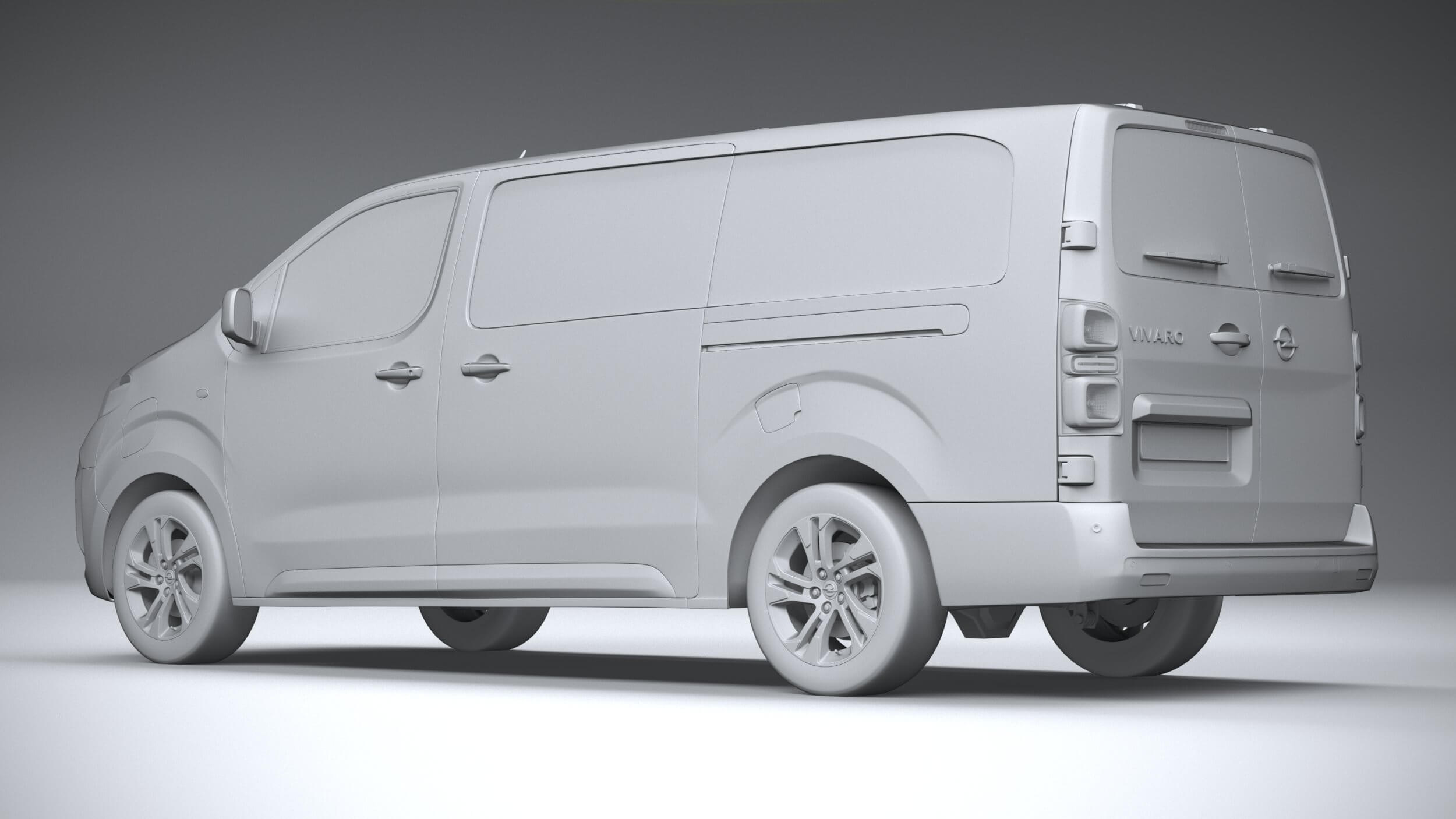 Opel Vivaro L3 Passenger 2024 - 3D Model by SQUIR