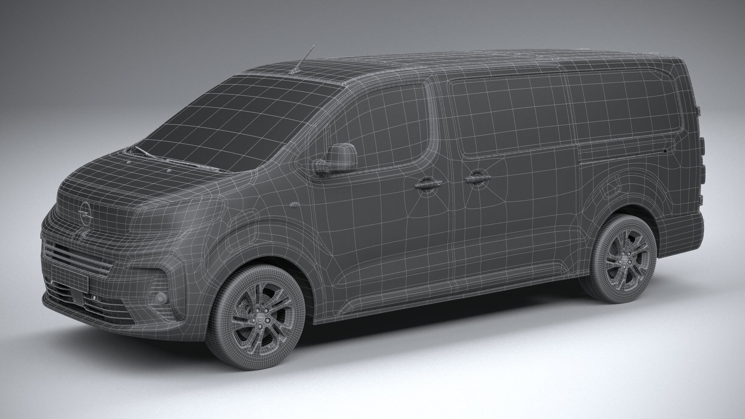 Opel Vivaro L3 Passenger 2024 - 3D Model by SQUIR