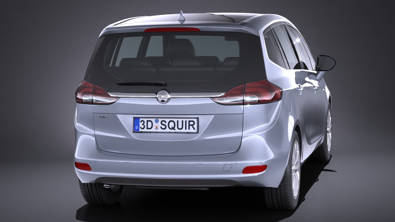 Opel Zafira 2017 - 3D Model by SQUIR