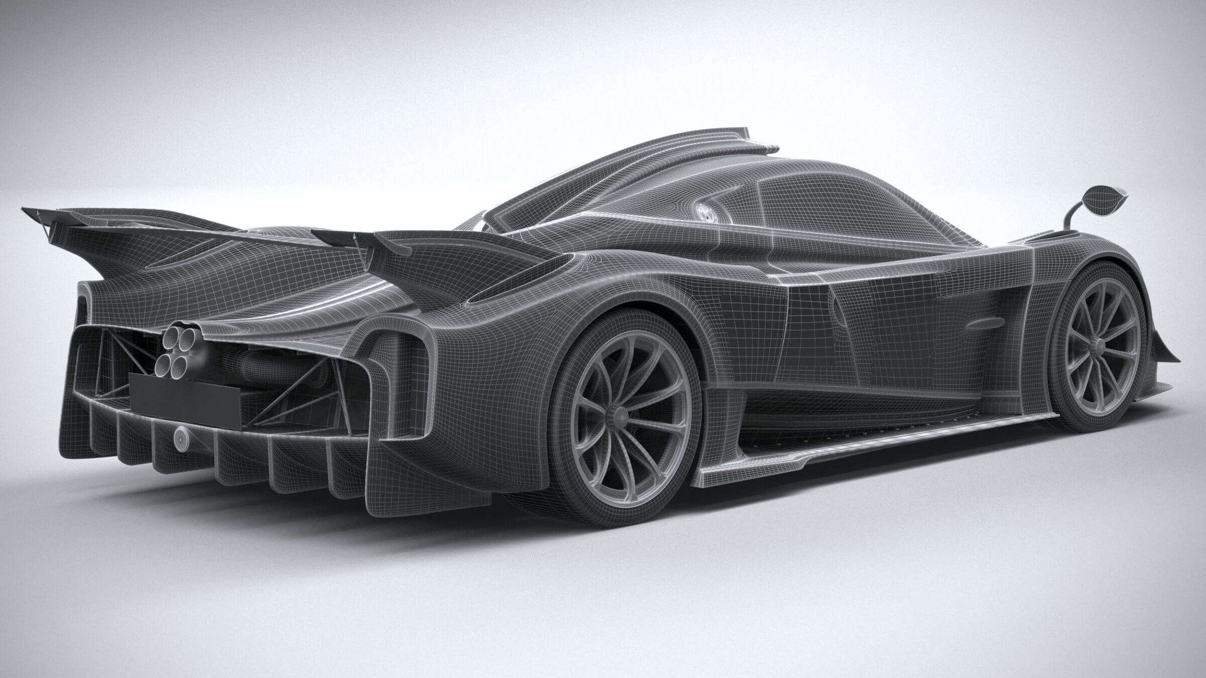 Pagani Huayra R 2021 - 3D Model by SQUIR