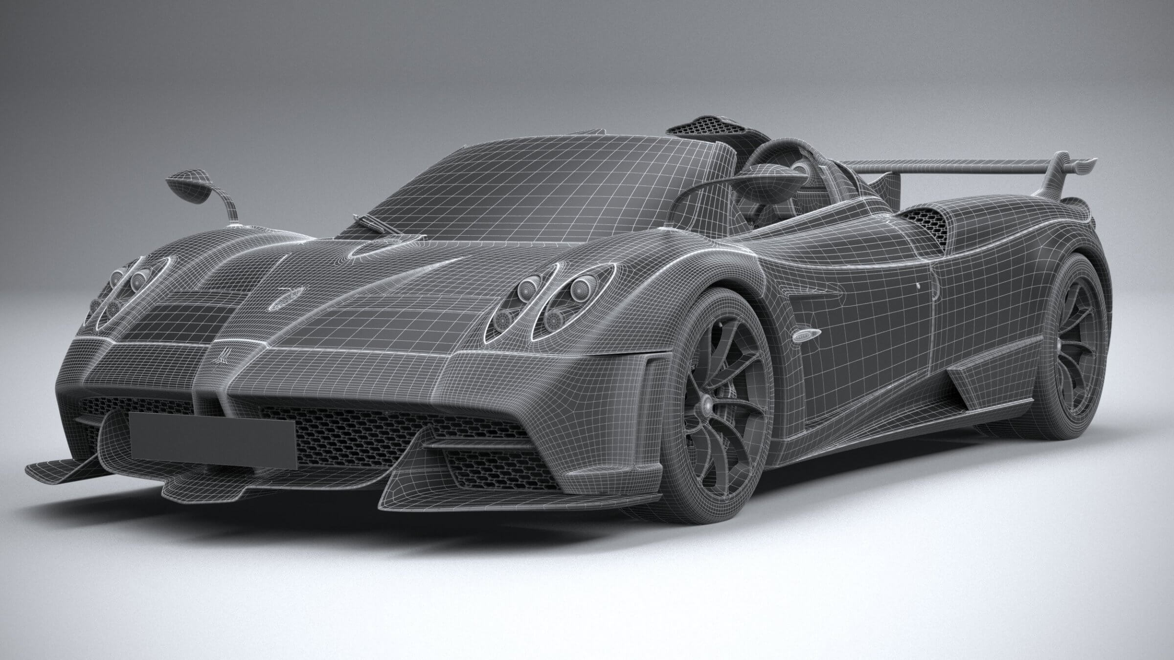 Pagani Huayra Tricolore 2021 - 3D Model by SQUIR