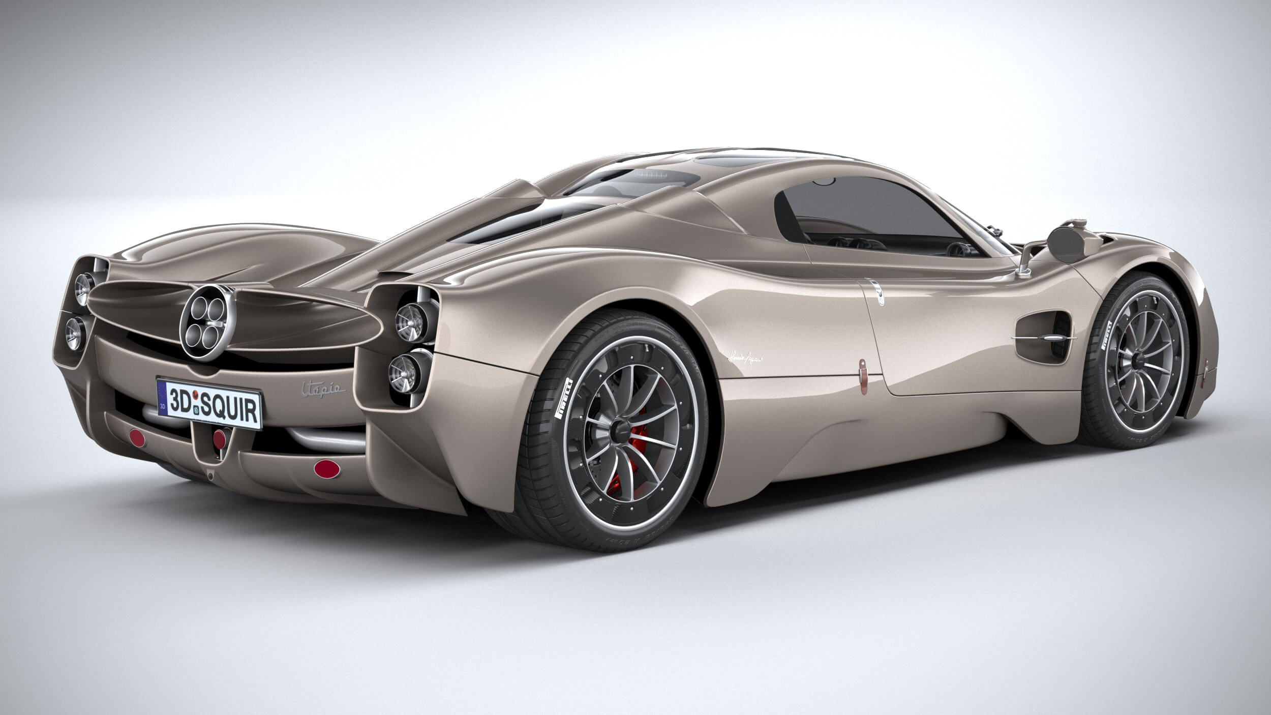 Pagani Utopia 2023 - 3D Model by SQUIR