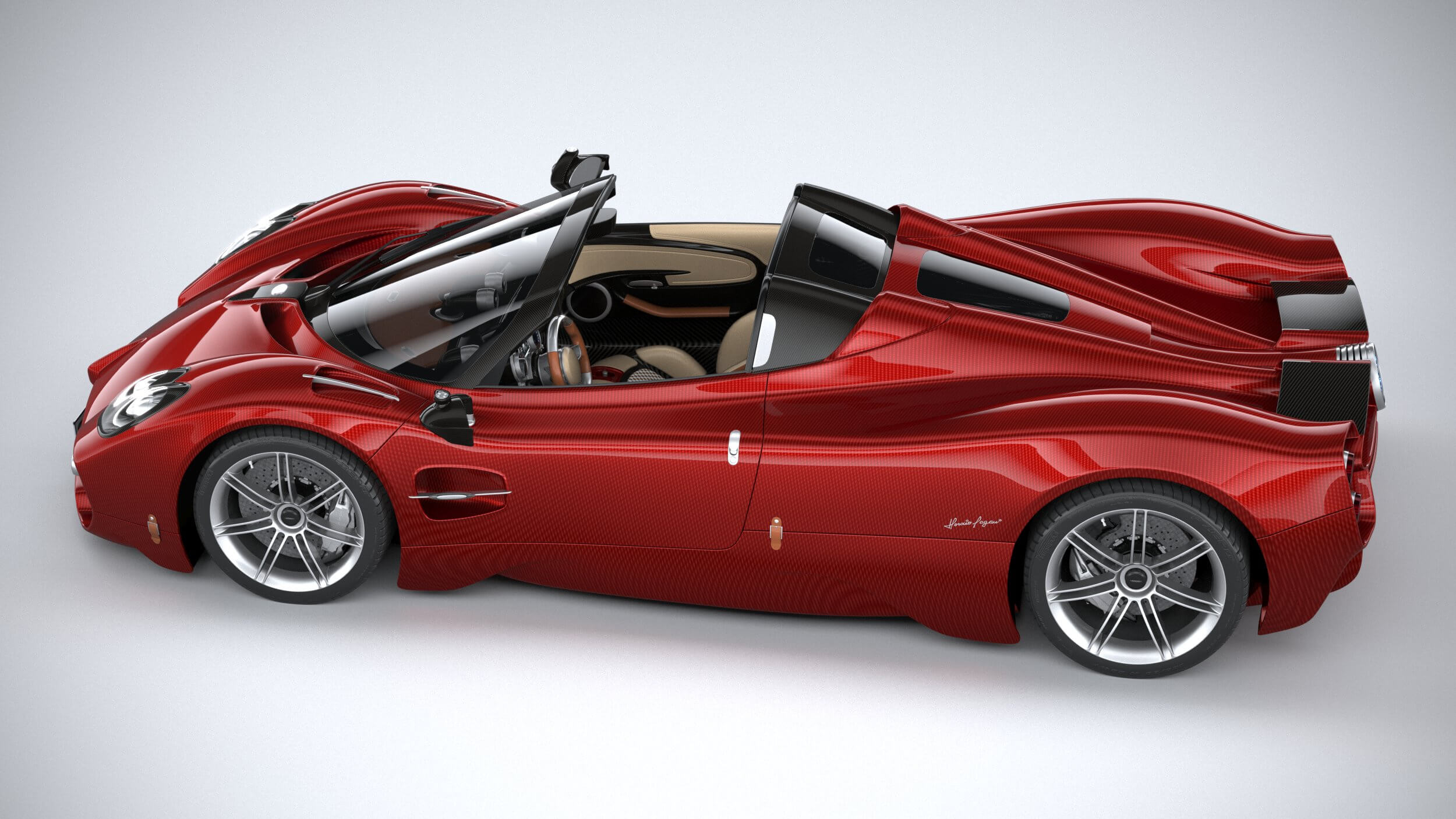 Pagani Utopia Roadster 2025 - 3D Model by SQUIR