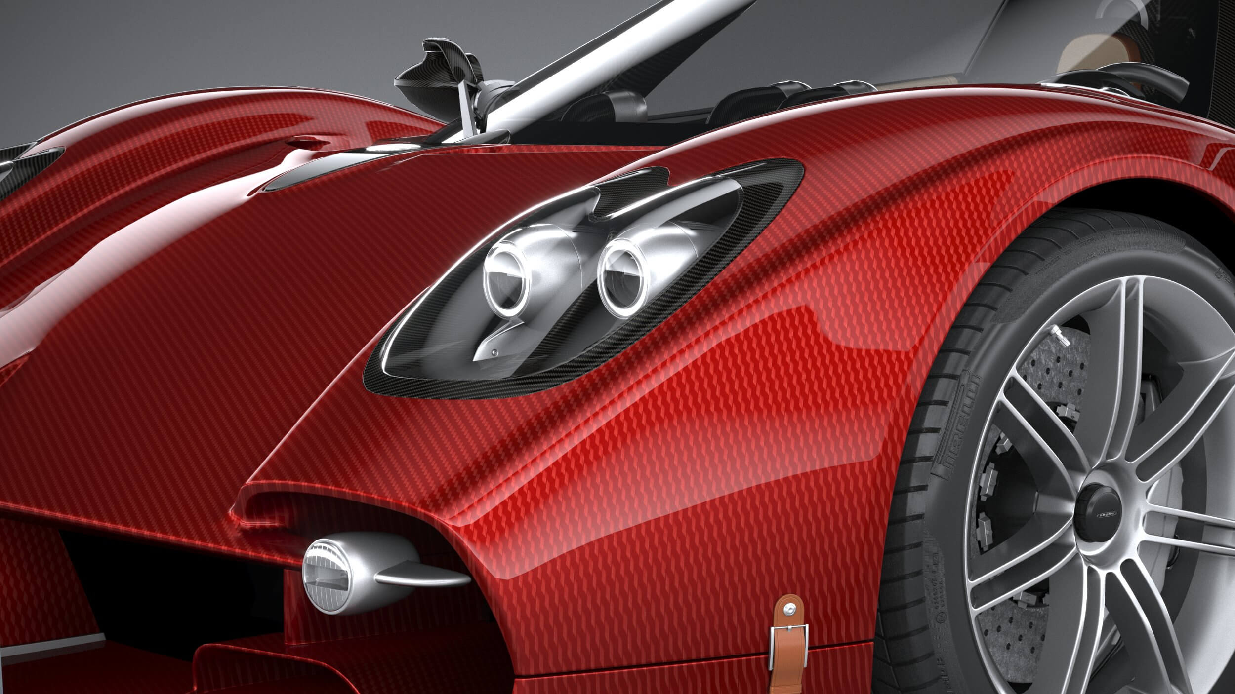 Pagani Utopia Roadster 2025 - 3D Model by SQUIR