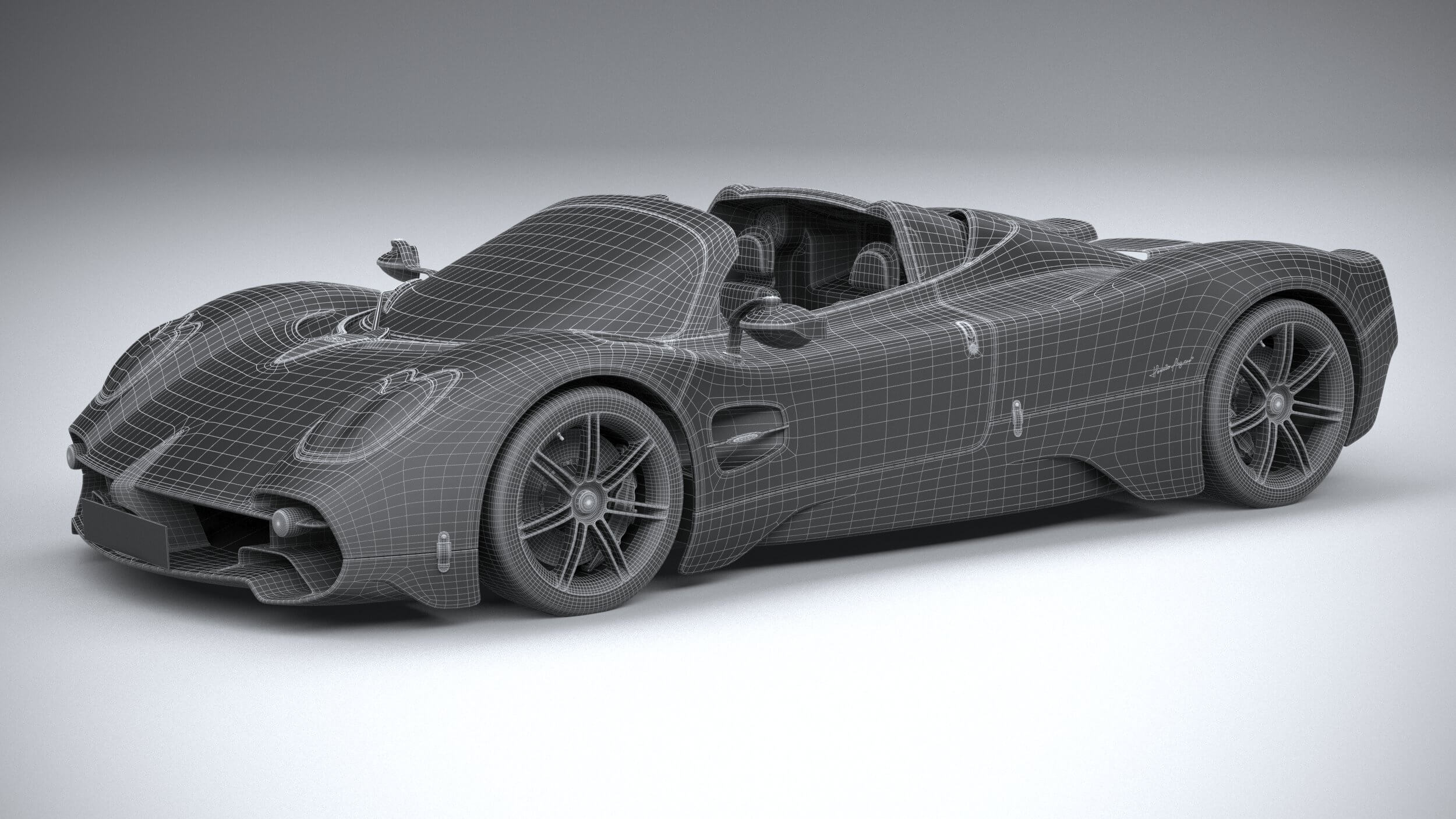 Pagani Utopia Roadster 2025 - 3D Model by SQUIR