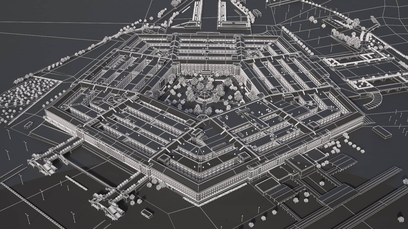 Pentagon USA - 3D Model by SQUIR