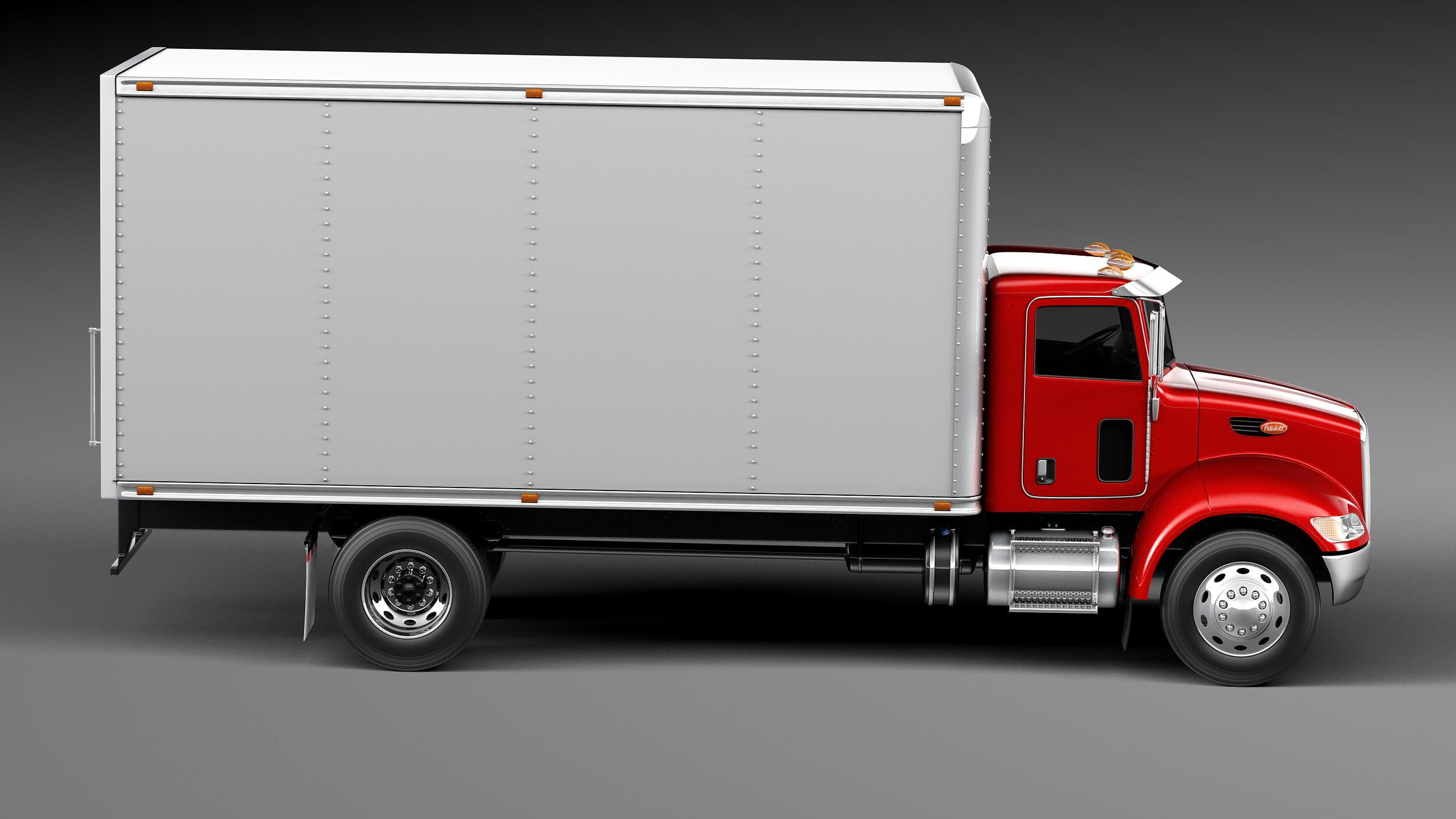 Peterbilt 337 Box 2015 - 3D Model by SQUIR