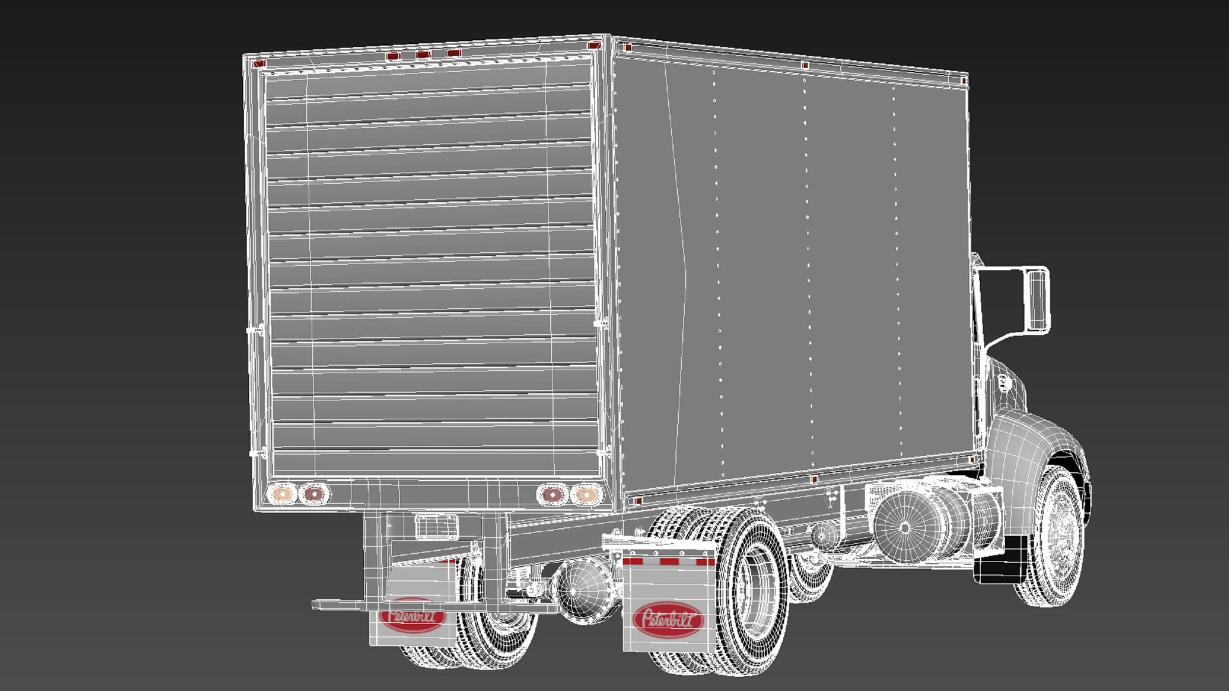 Peterbilt 337 Box 2015 - 3D Model by SQUIR