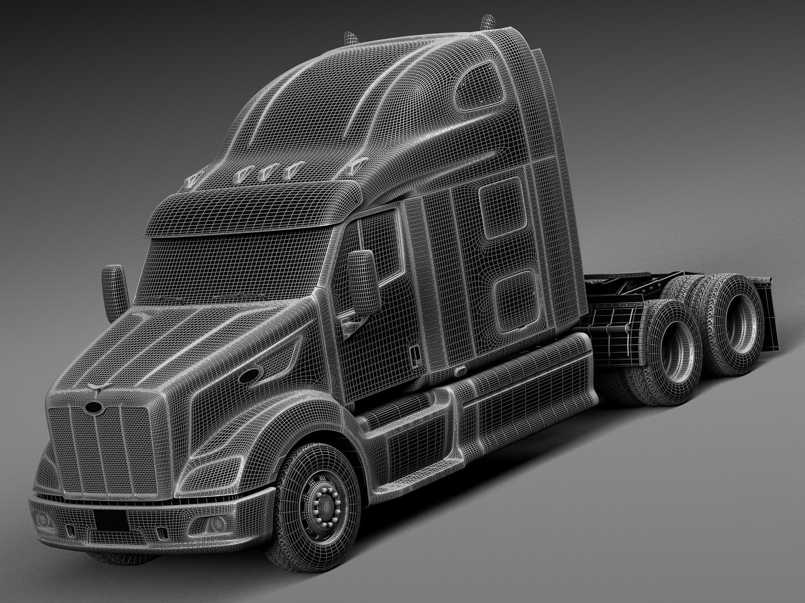 Peterbilt 587 2015 - 3D Model by SQUIR